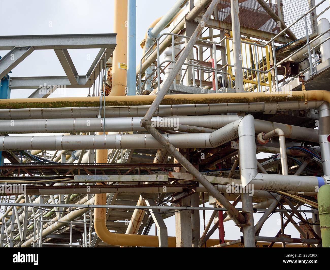 Complex network pipes tubes in hi-res stock photography and images - Alamy