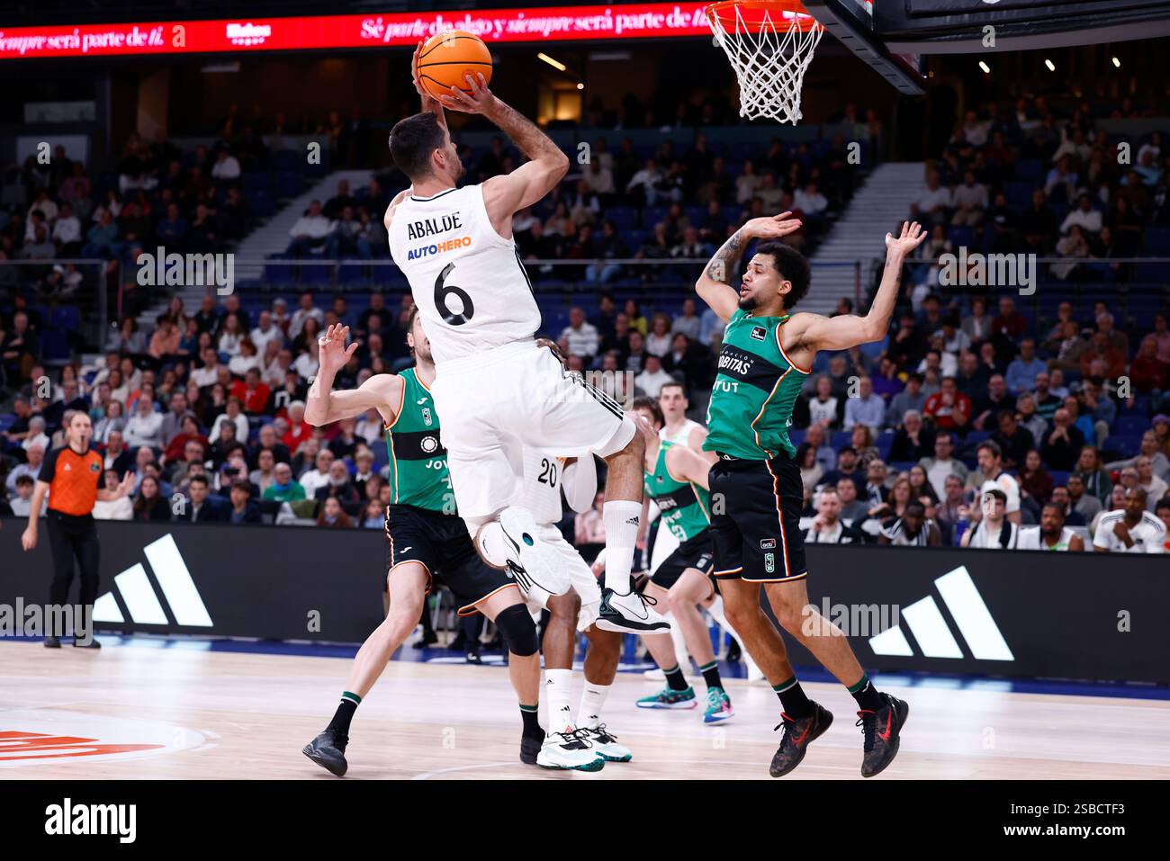 Alberto Abalde Diaz of Real Madrid in action during the Spanish League ...