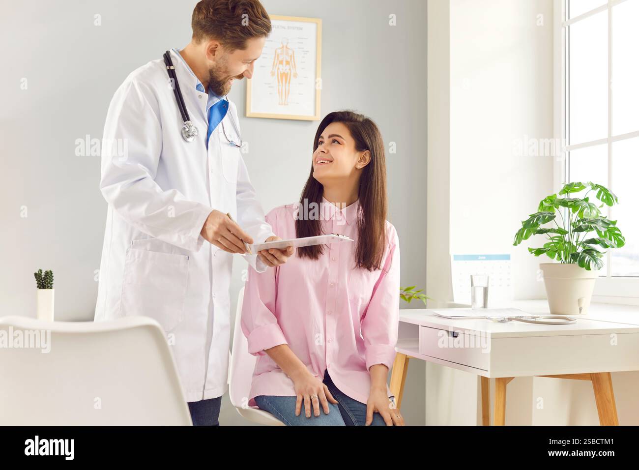 Medical consultation doctor addresses woman's health queries importance ...