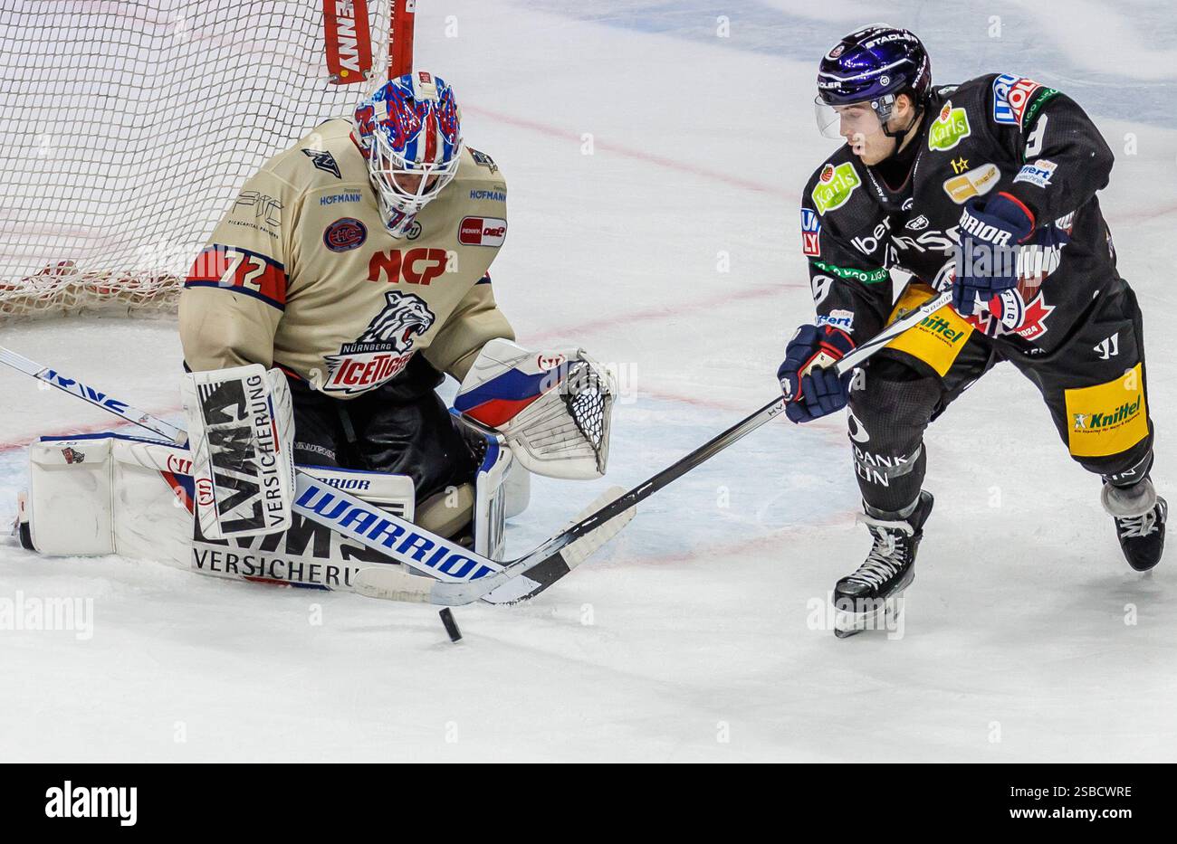 Berlin, Germany. 02nd Feb, 2025. Ice Hockey: DEL, Eisbären Berlin ...