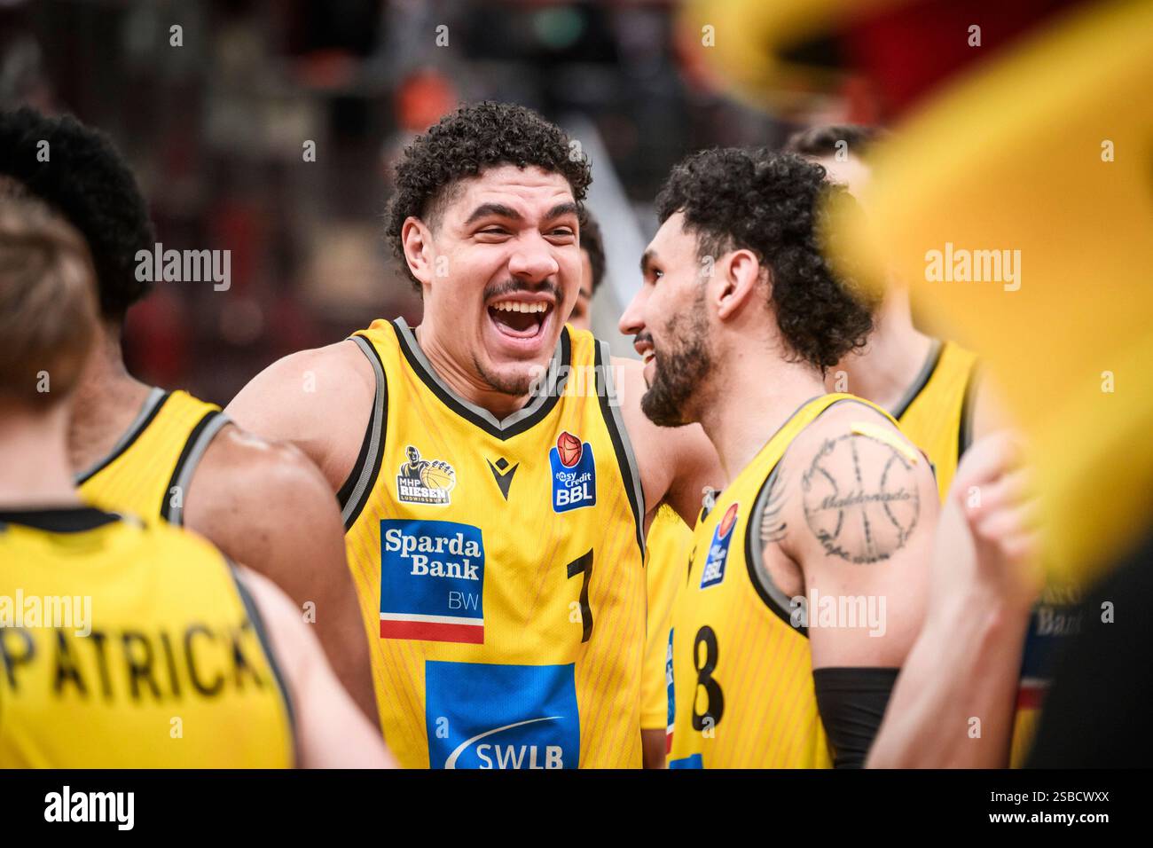 Ludwigsburg, Deutschland. 02nd Feb, 2025. Joel Scott (MHP Riesen ...