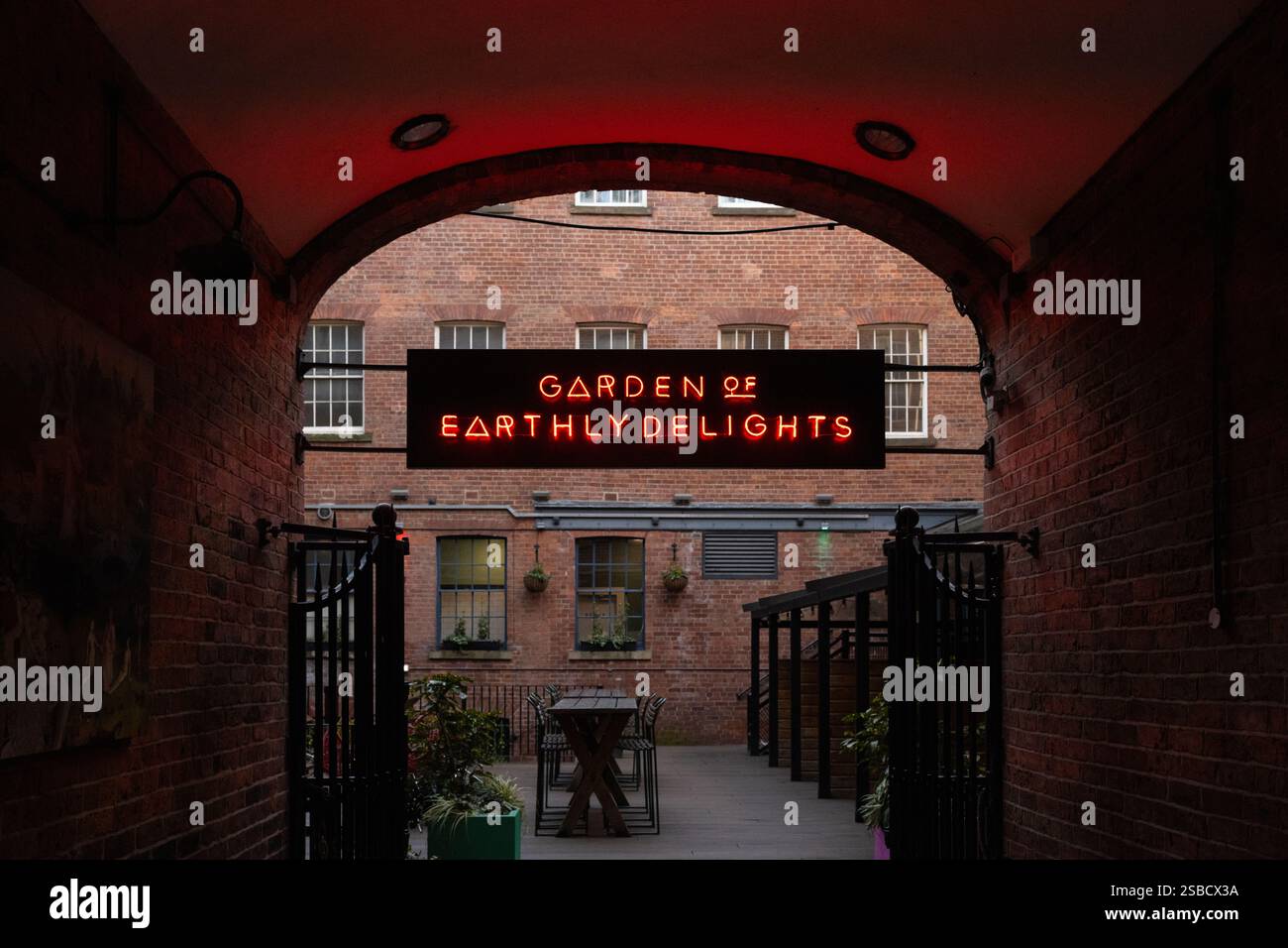 A Nation of Shopkeepers Garden of Earthly Delights beer garden, Leeds ...