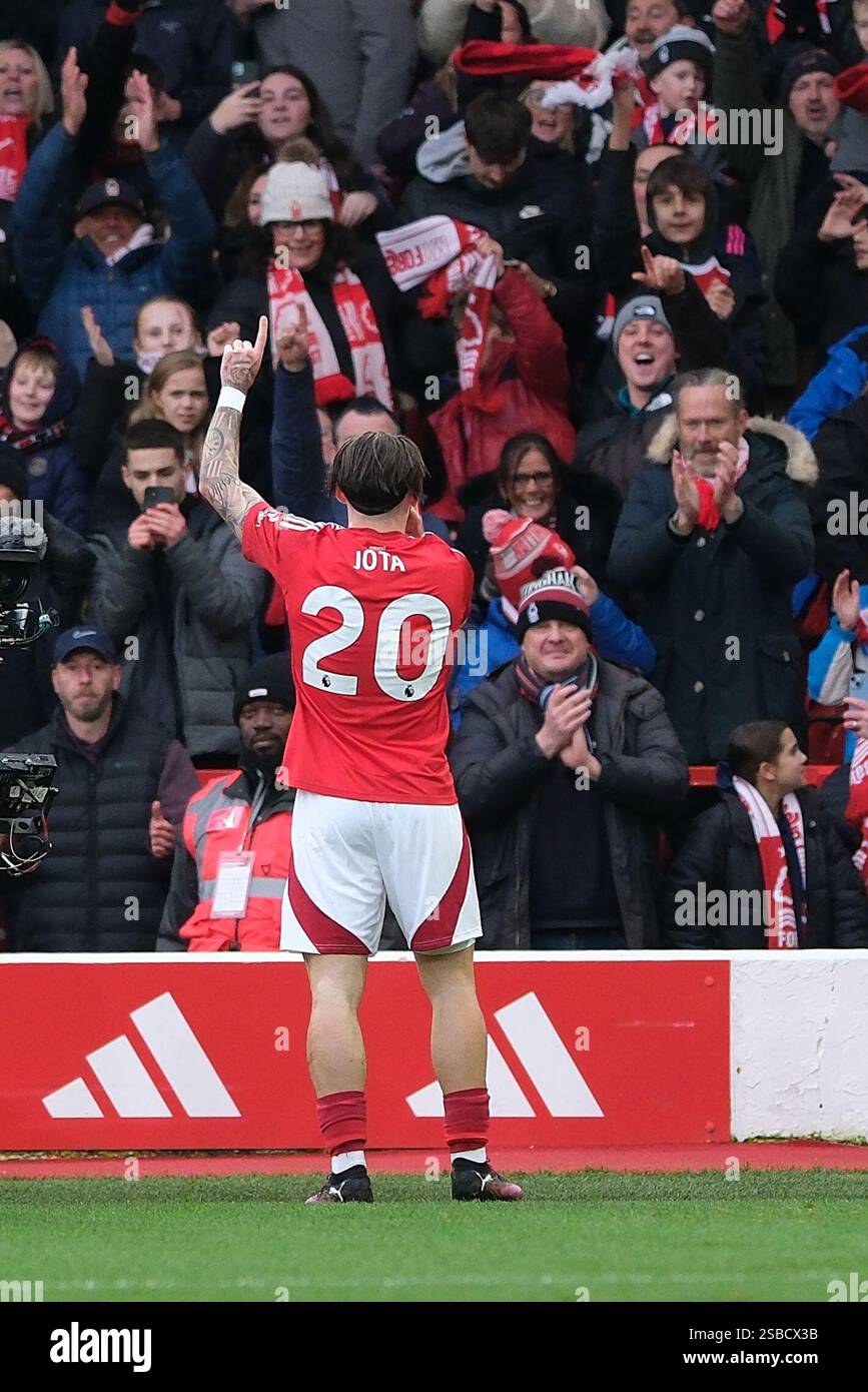 Nottingham, UK. 01st Feb, 2025. Nottingham, England, Feb 1st 2024: Jota ...