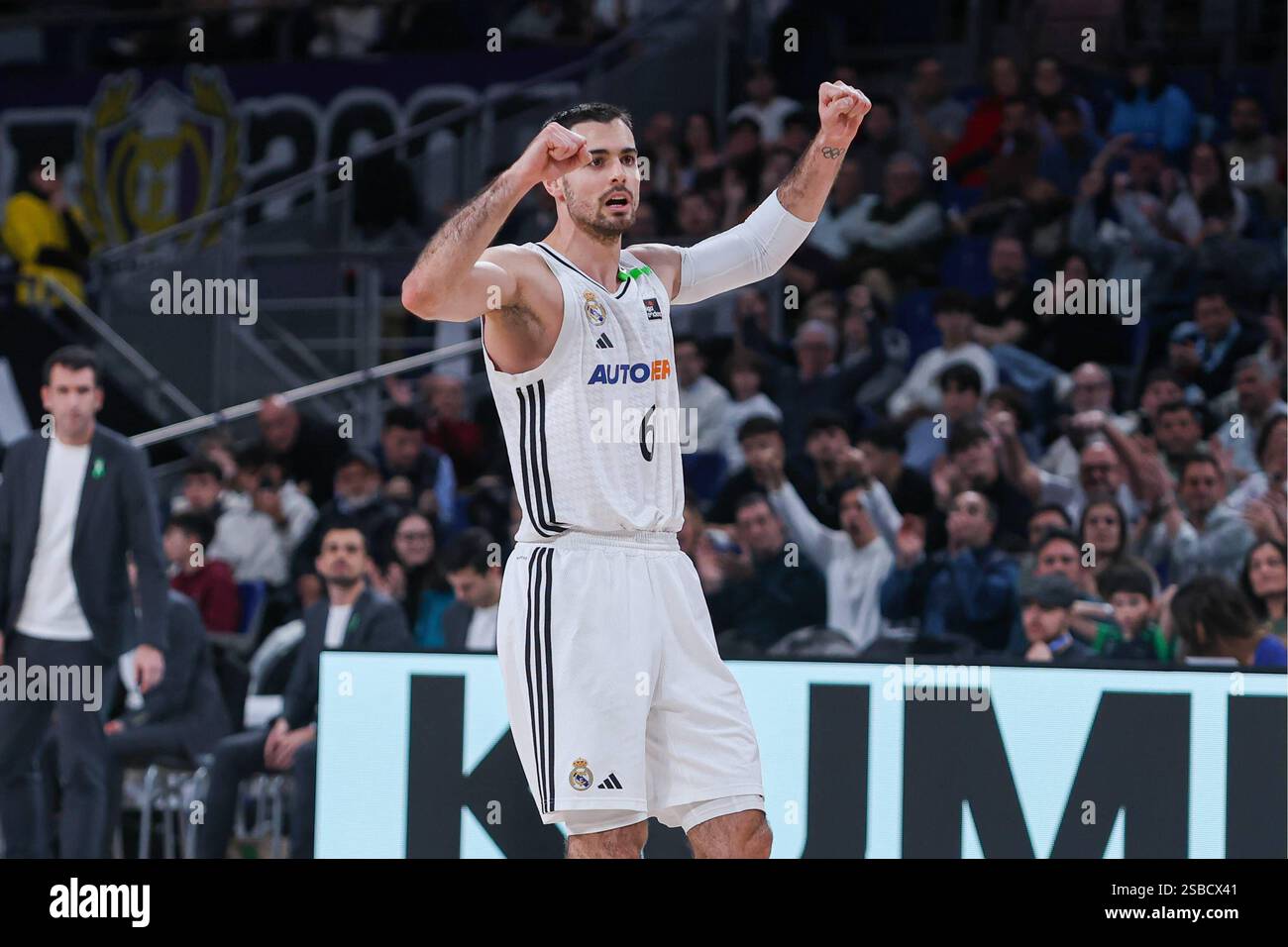 2nd February 2025; Movistar Arena; Liga Endesa; ACB; Real Madrid vs Joventut Badalona; Alberto ...