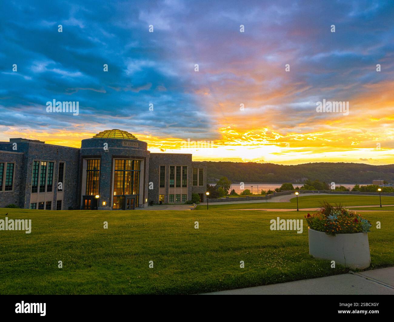 Sunset at Marist College, Summer of 2024 Stock Photo - Alamy