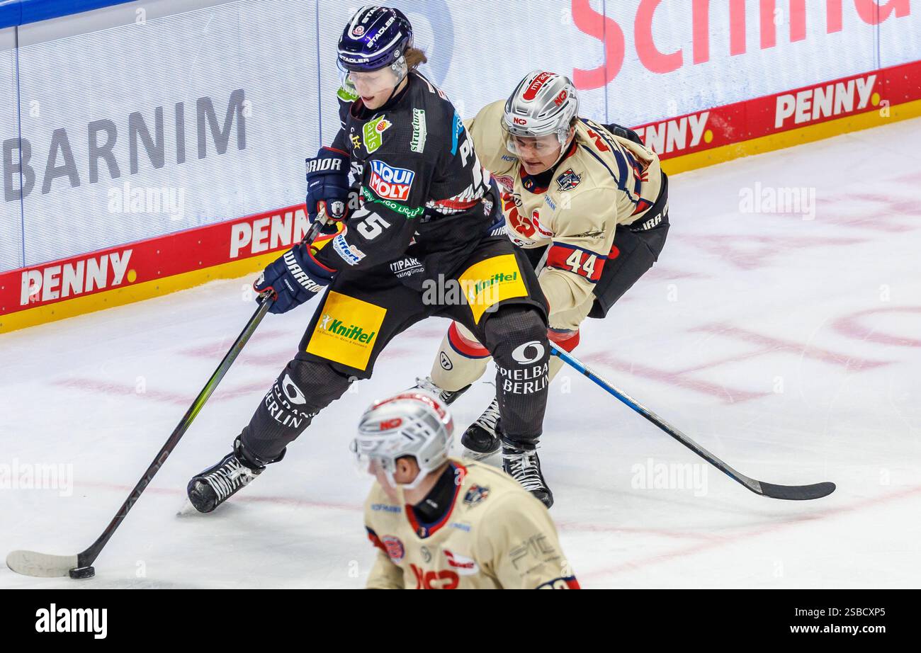 Berlin, Germany. 02nd Feb, 2025. Ice Hockey: DEL, Eisbären Berlin ...