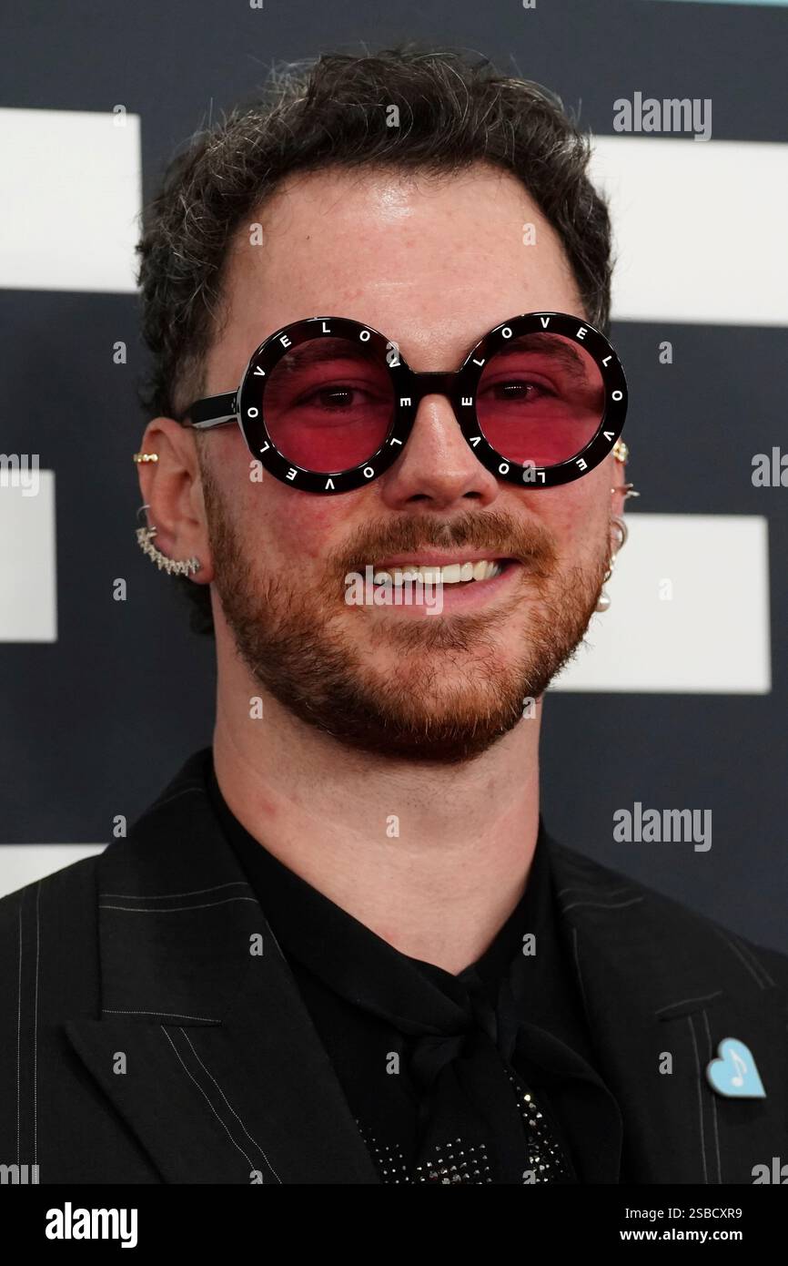 Cian Ducrot arrives at the 67th annual Grammy Awards on Sunday, Feb. 2 ...