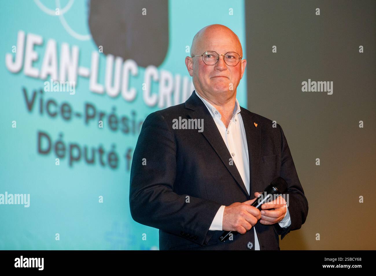 Liege, Belgium. 02nd Feb, 2025. Les Engages' Jean-Luc Crucke pictured ...