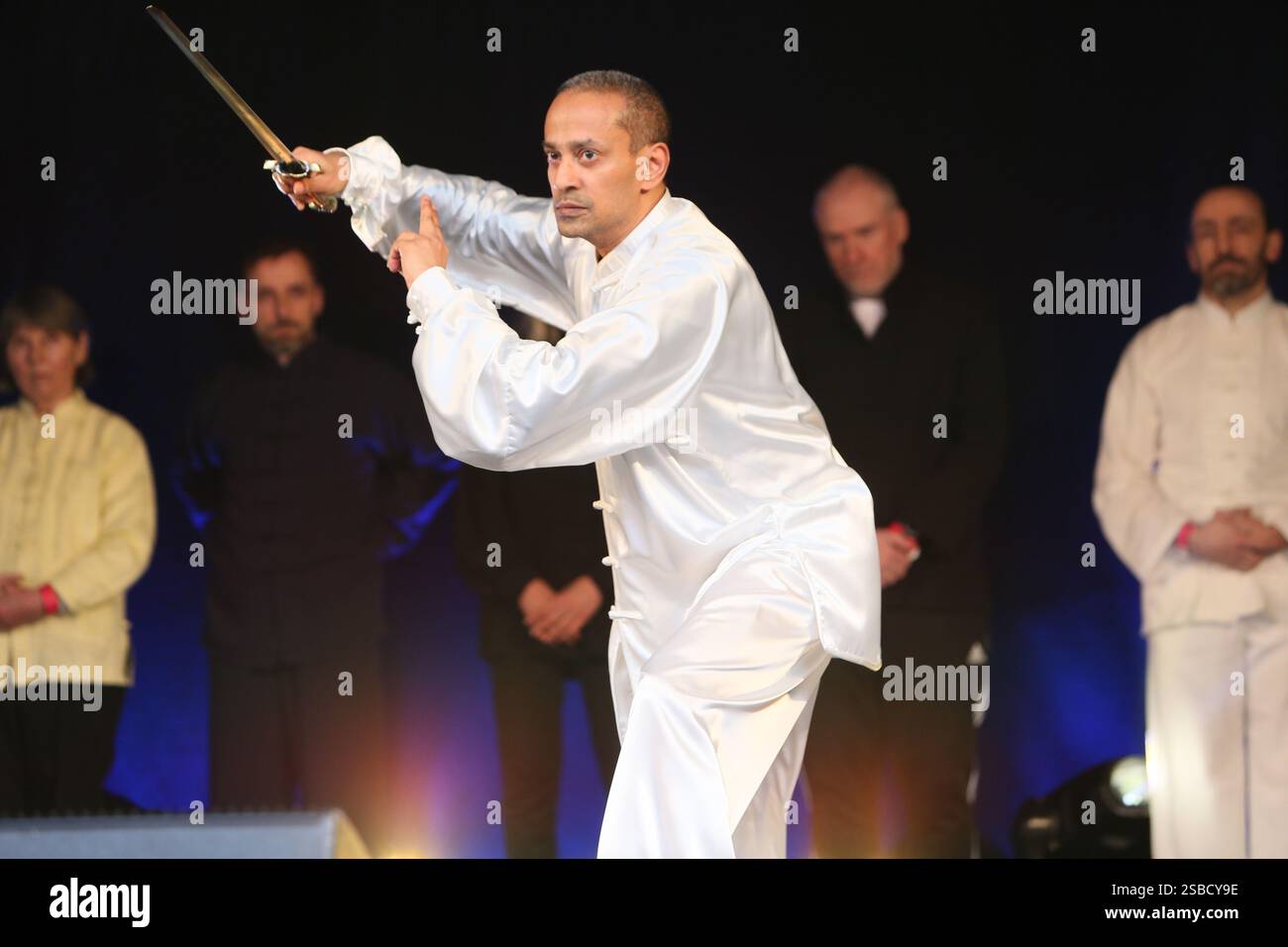 Dublin, Ireland - 02nd February 2025 - a man in traditional chinese ...