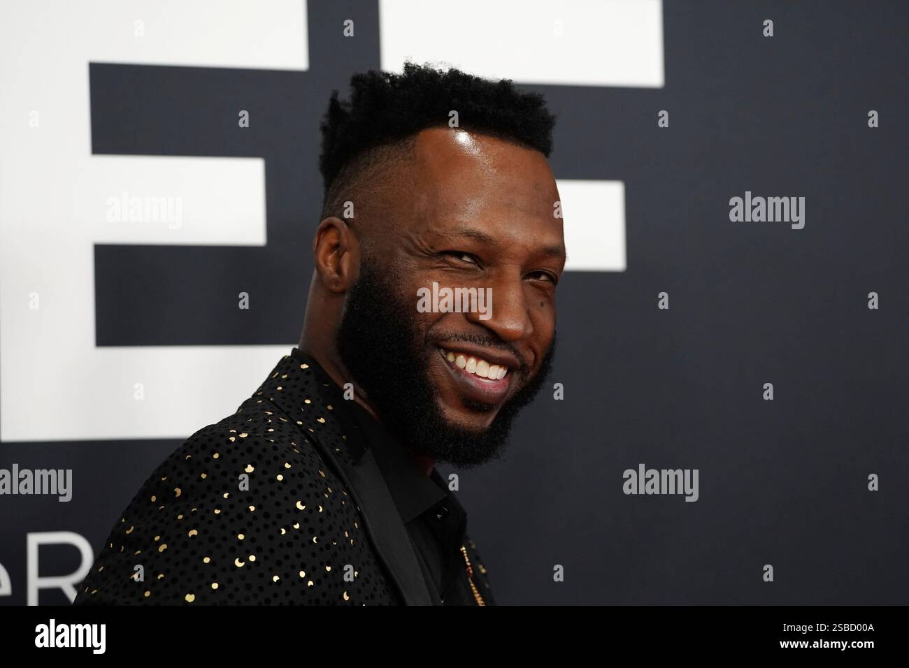 Gary Gerard Hamilton arrives at the 67th annual Grammy Awards on Sunday ...