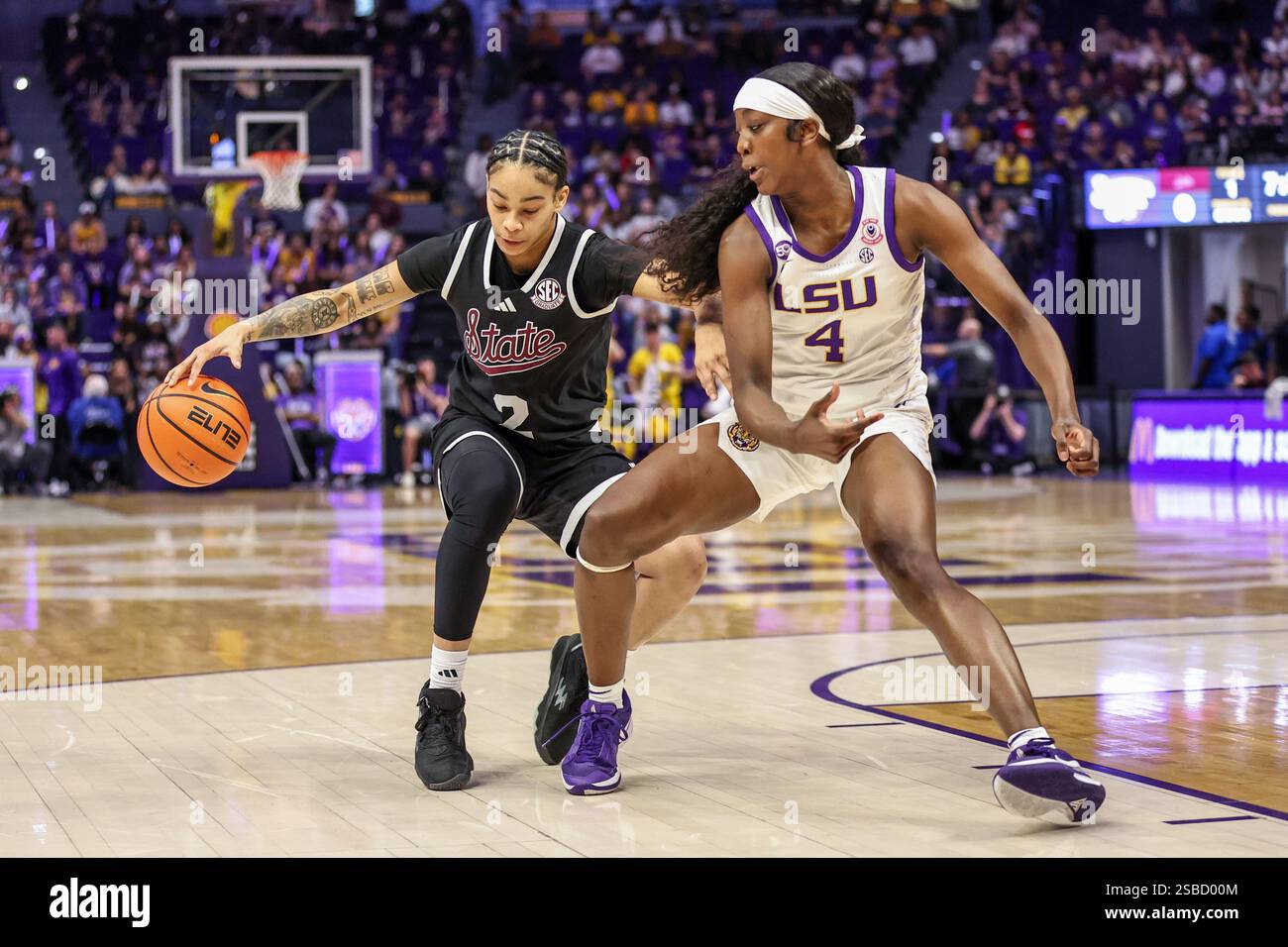 Baton Rouge, USA. 02nd Feb, 2025. February 2, 2025: Mississippi St ...