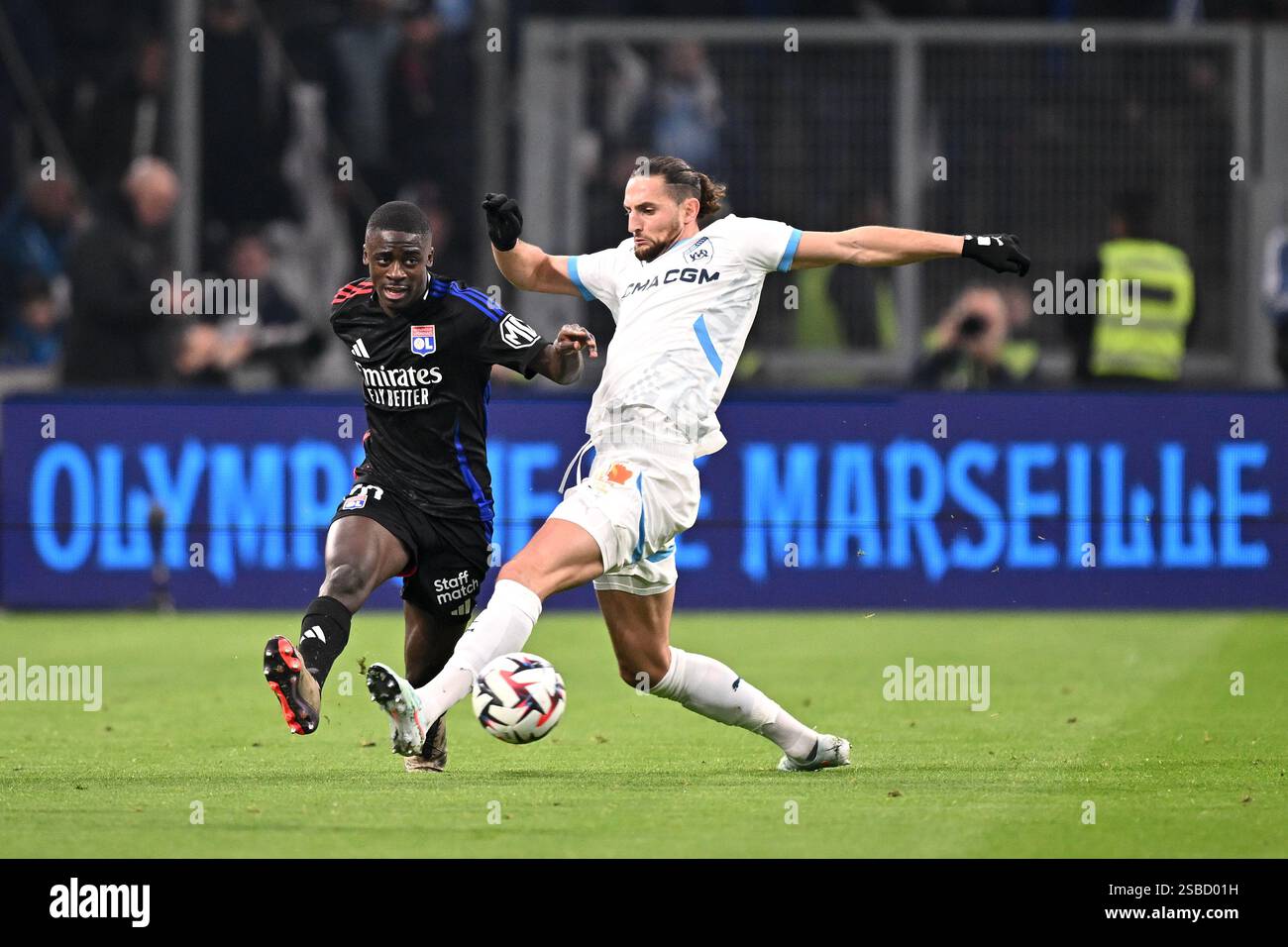 France. 01st Feb, 2025. 20 Sael KUMBEDI (ol) - 25 Adrien RABIOT (om ...