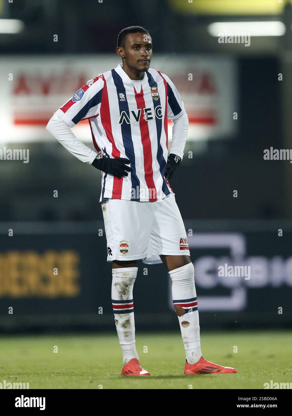 TILBURG - Amar Fatah of Willem II disappointed during the Dutch ...