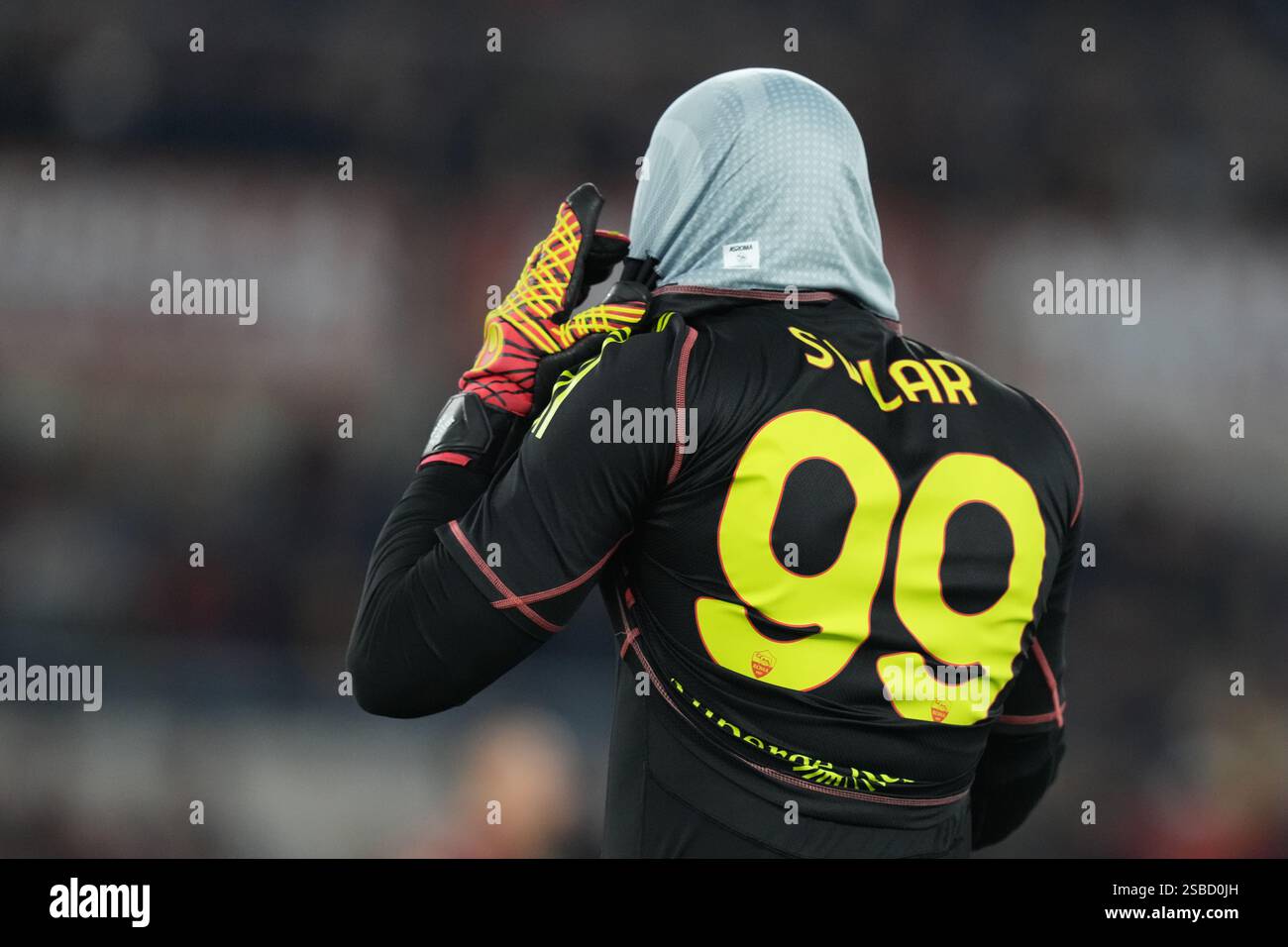 Roma, Italia. 02nd Feb, 2025. Roma's goalkeeper Mile Svilar during the ...