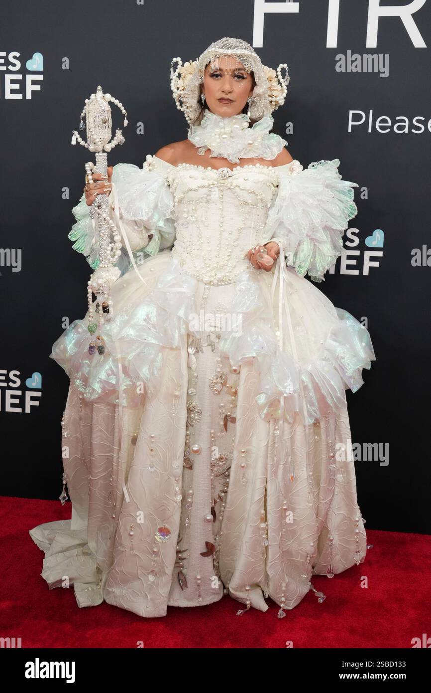 Sierra Ferrell arrives at the 67th annual Grammy Awards on Sunday, Feb. 2, 2025, in Los Angeles ...