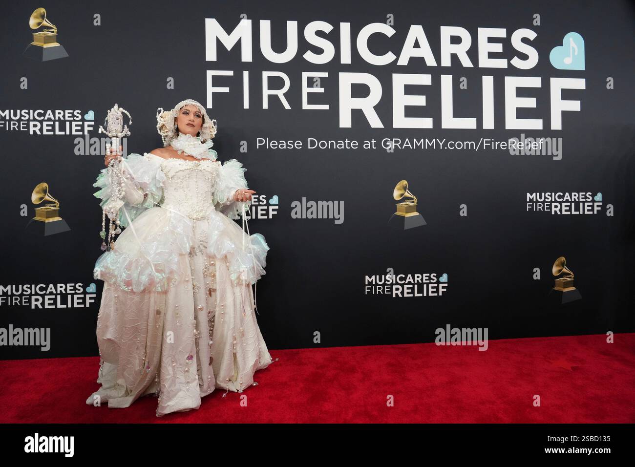 Sierra Ferrell arrives at the 67th annual Grammy Awards on Sunday, Feb. 2, 2025, in Los Angeles ...