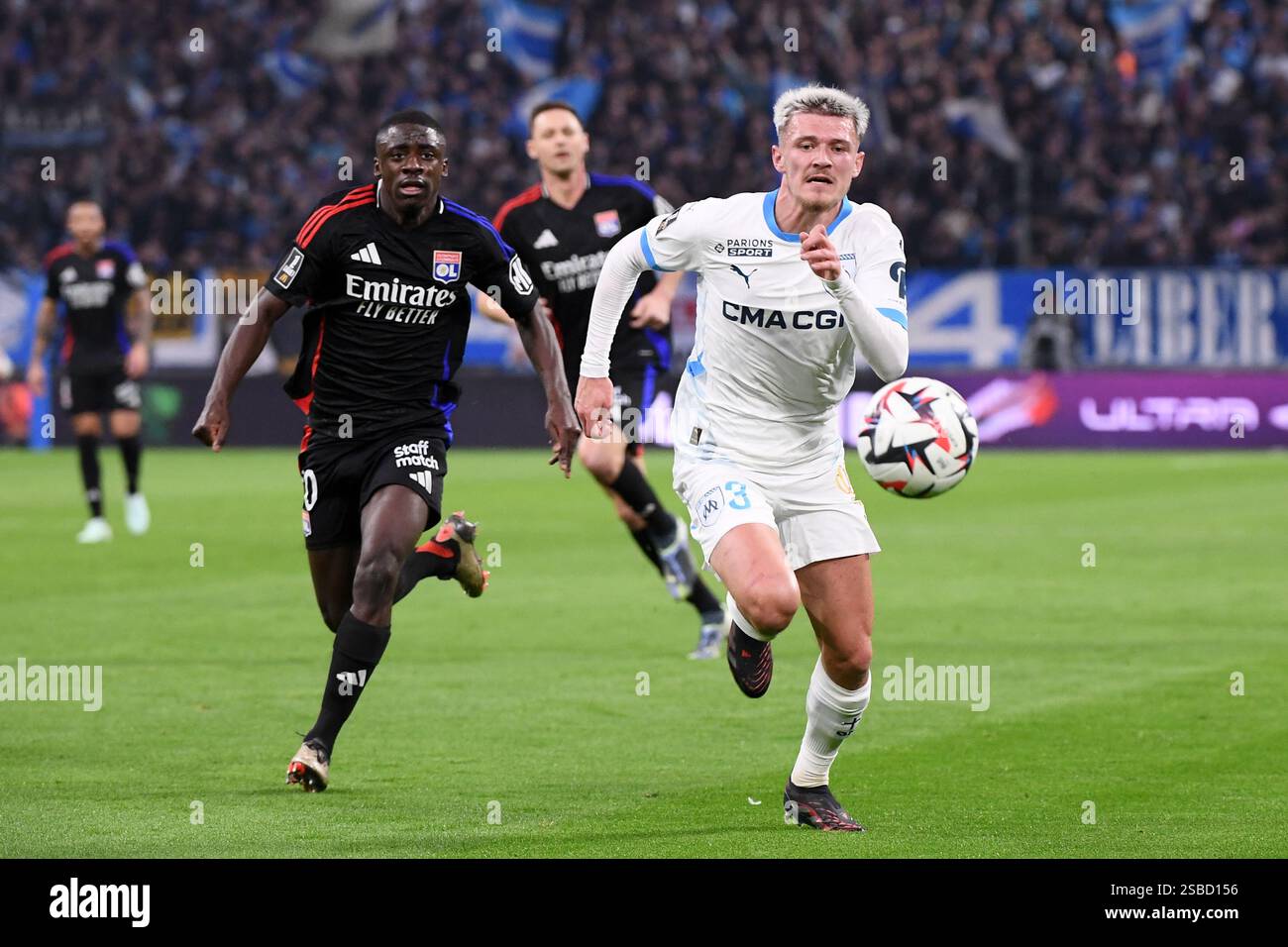 France. 01st Feb, 2025. 03 Quentin MERLIN (om) during the Ligue 1 ...