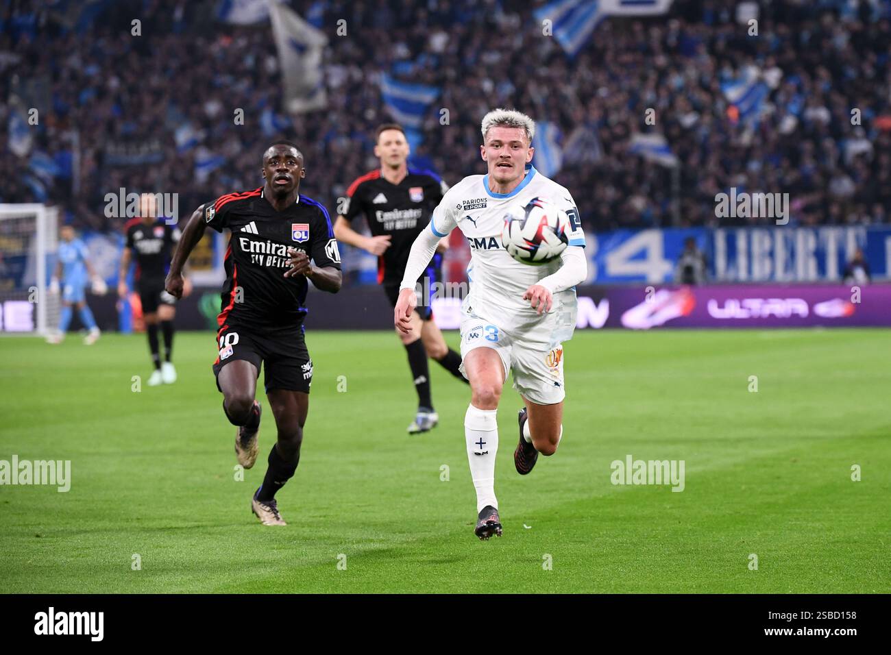 France. 01st Feb, 2025. 03 Quentin MERLIN (om) during the Ligue 1 ...