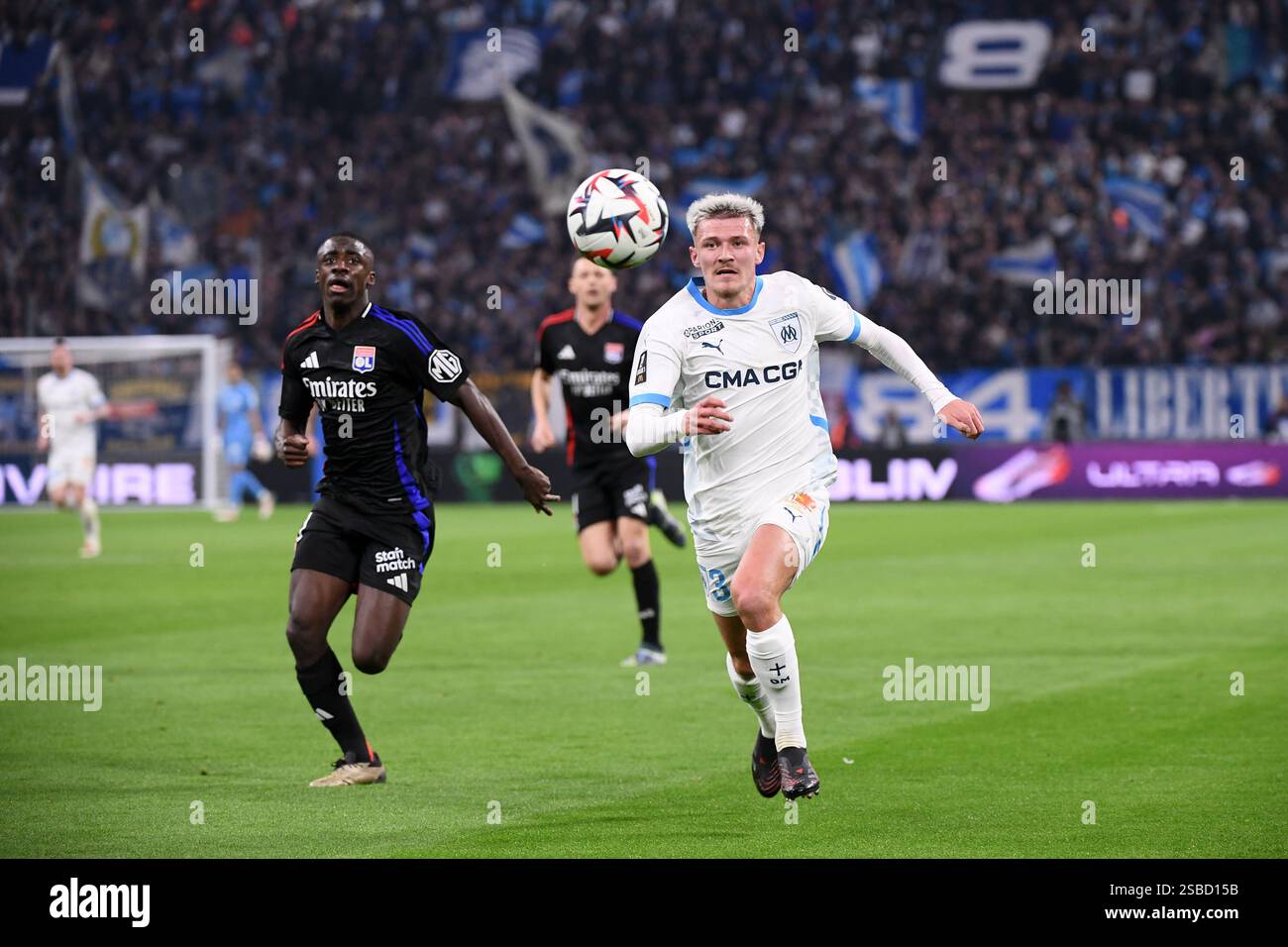 France. 01st Feb, 2025. 03 Quentin MERLIN (om) during the Ligue 1 ...