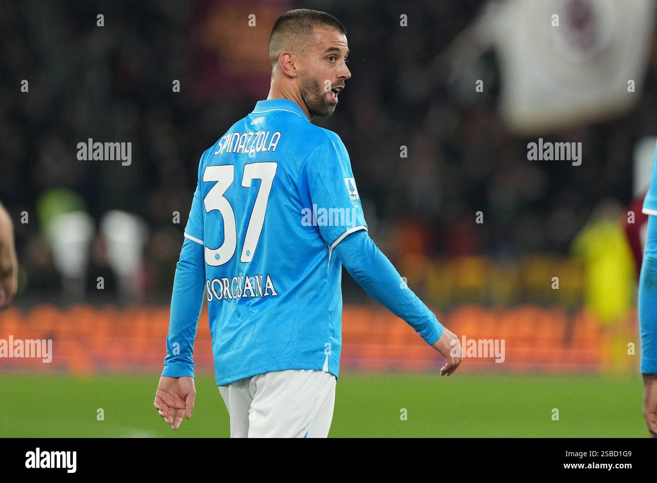 Rome, Italy. 02nd Feb, 2025. Leonardo Spinazzola of SSC Napoli ...