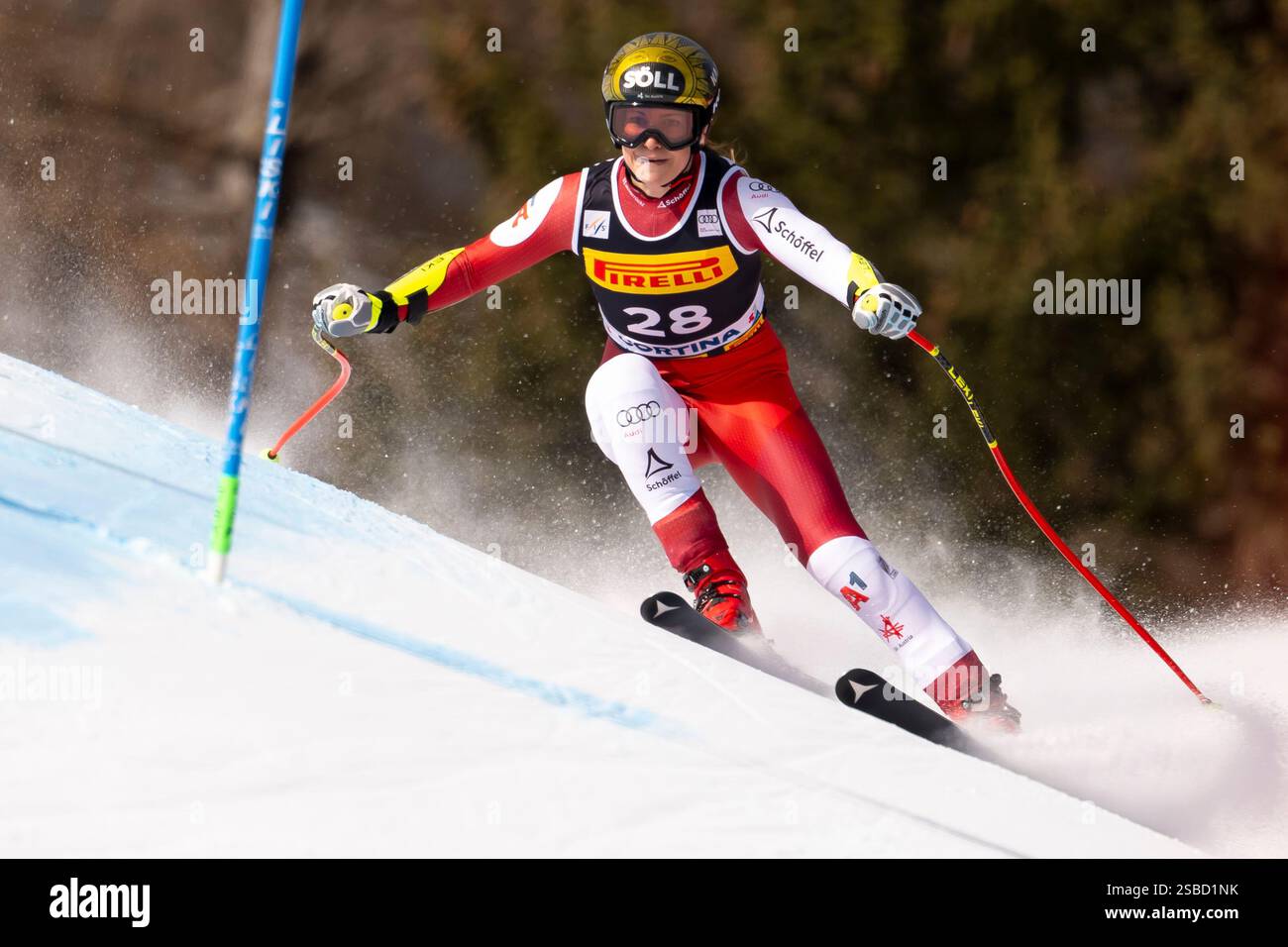 Cortina d’Ampezzo, Italy 19 January 2025. AGER Christina (AUT ...