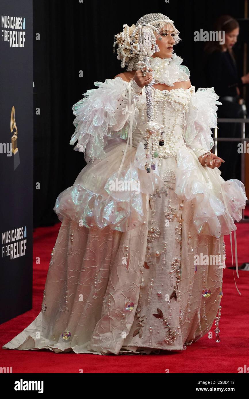 Sierra Ferrell arrives at the 67th annual Grammy Awards on Sunday, Feb. 2, 2025, in Los Angeles ...