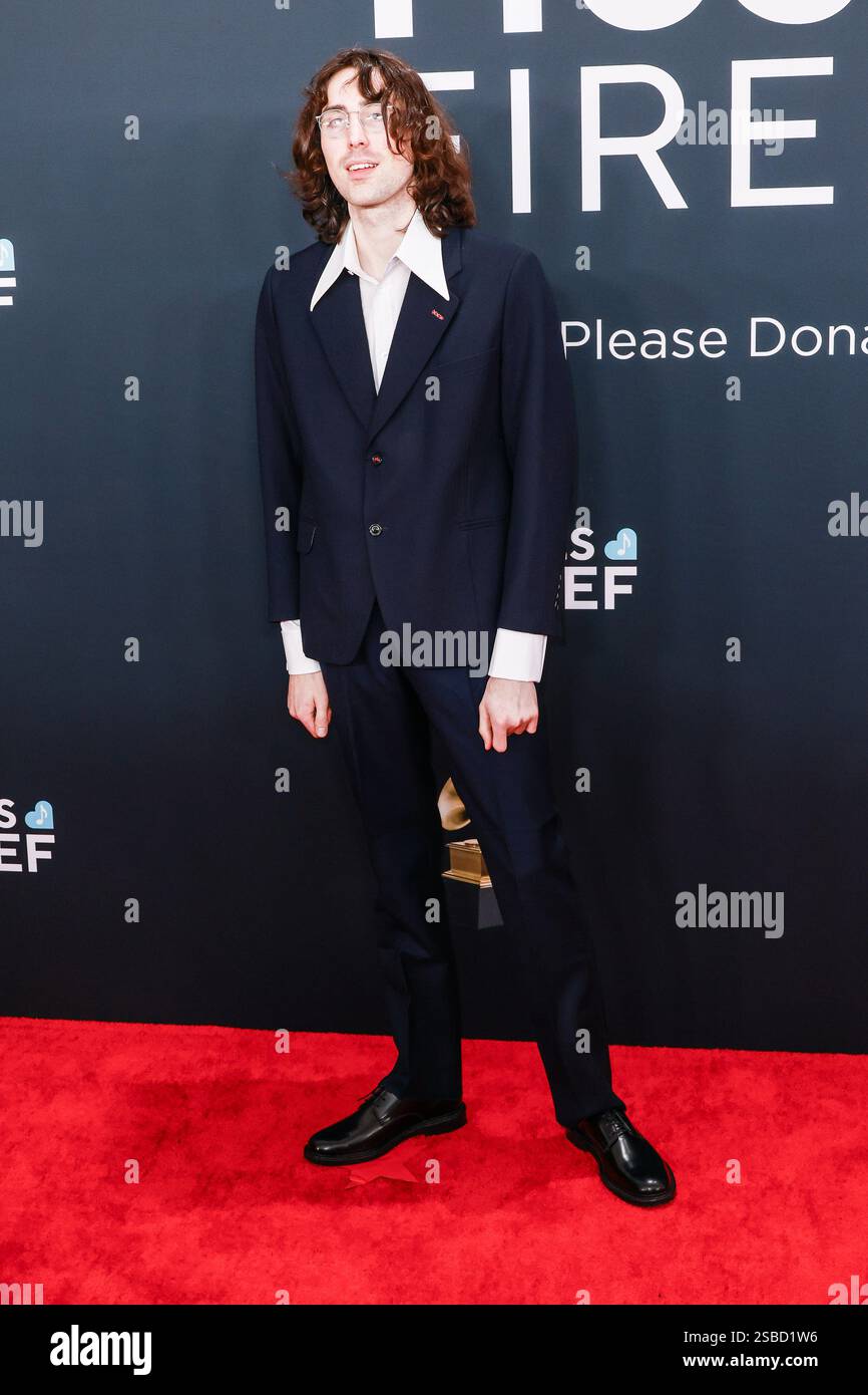 Los Angeles, USA. 02nd Feb, 2025. A.G. Cook walking on the red carpet ...