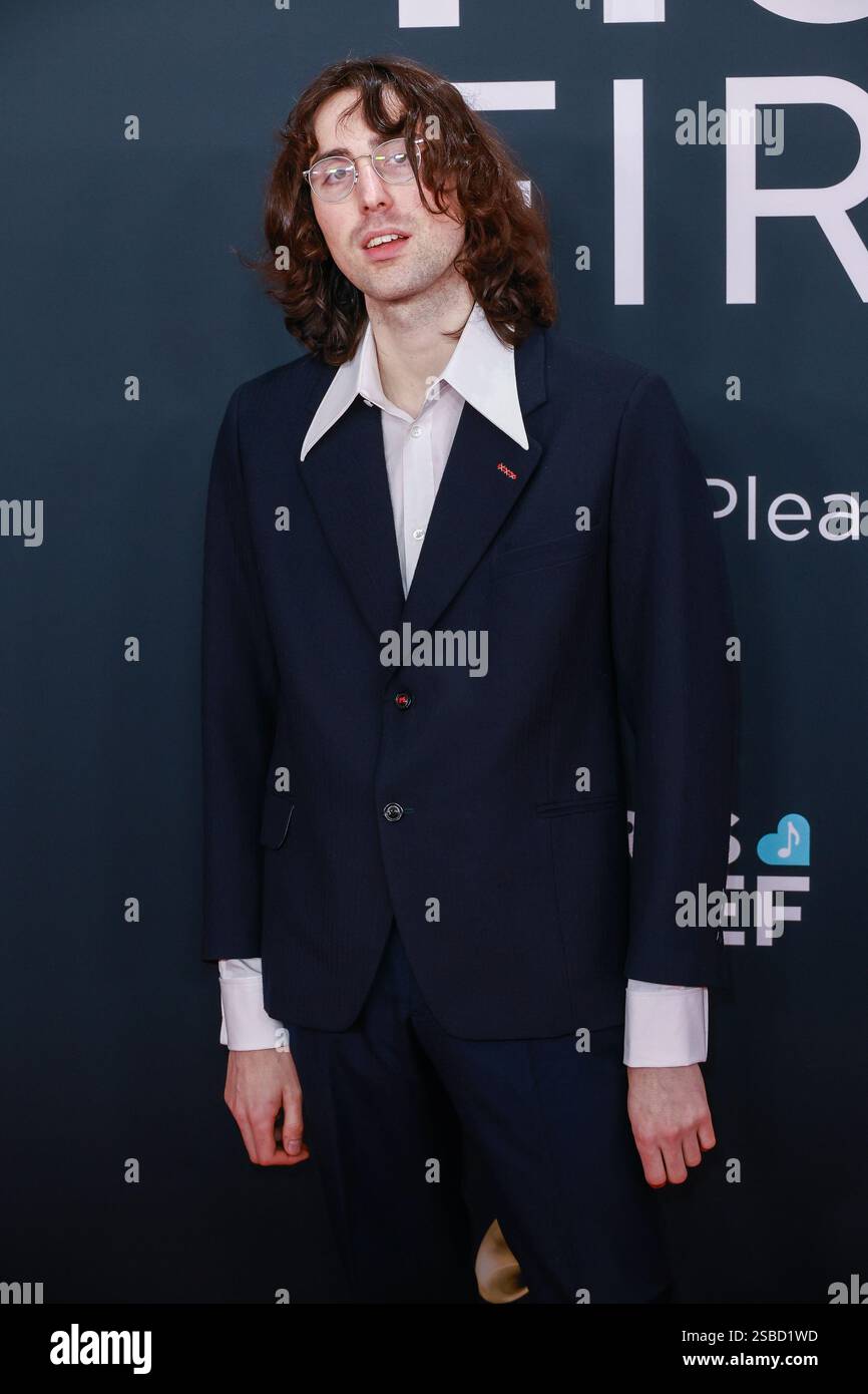 Los Angeles, USA. 02nd Feb, 2025. A.G. Cook walking on the red carpet ...