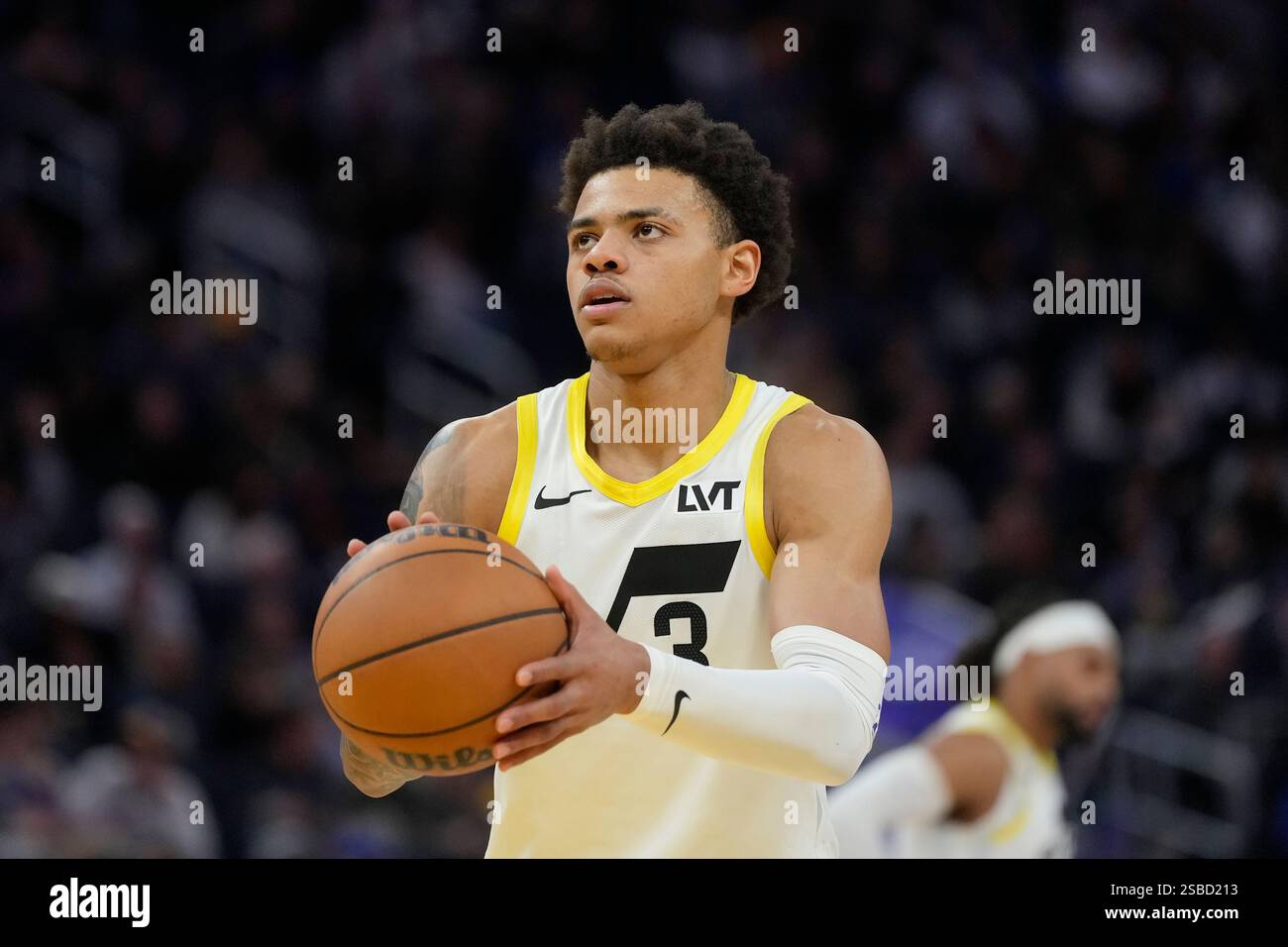Utah Jazz guard Keyonte George during an NBA basketball game against ...