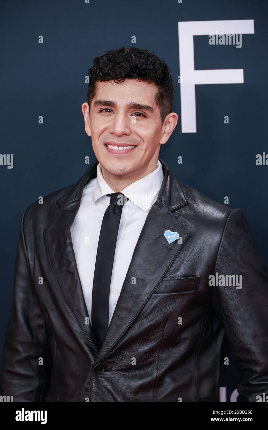 Los Angeles, USA. 02nd Feb, 2025. Patrick Gomez walking on the red carpet during the 67th Grammy ...