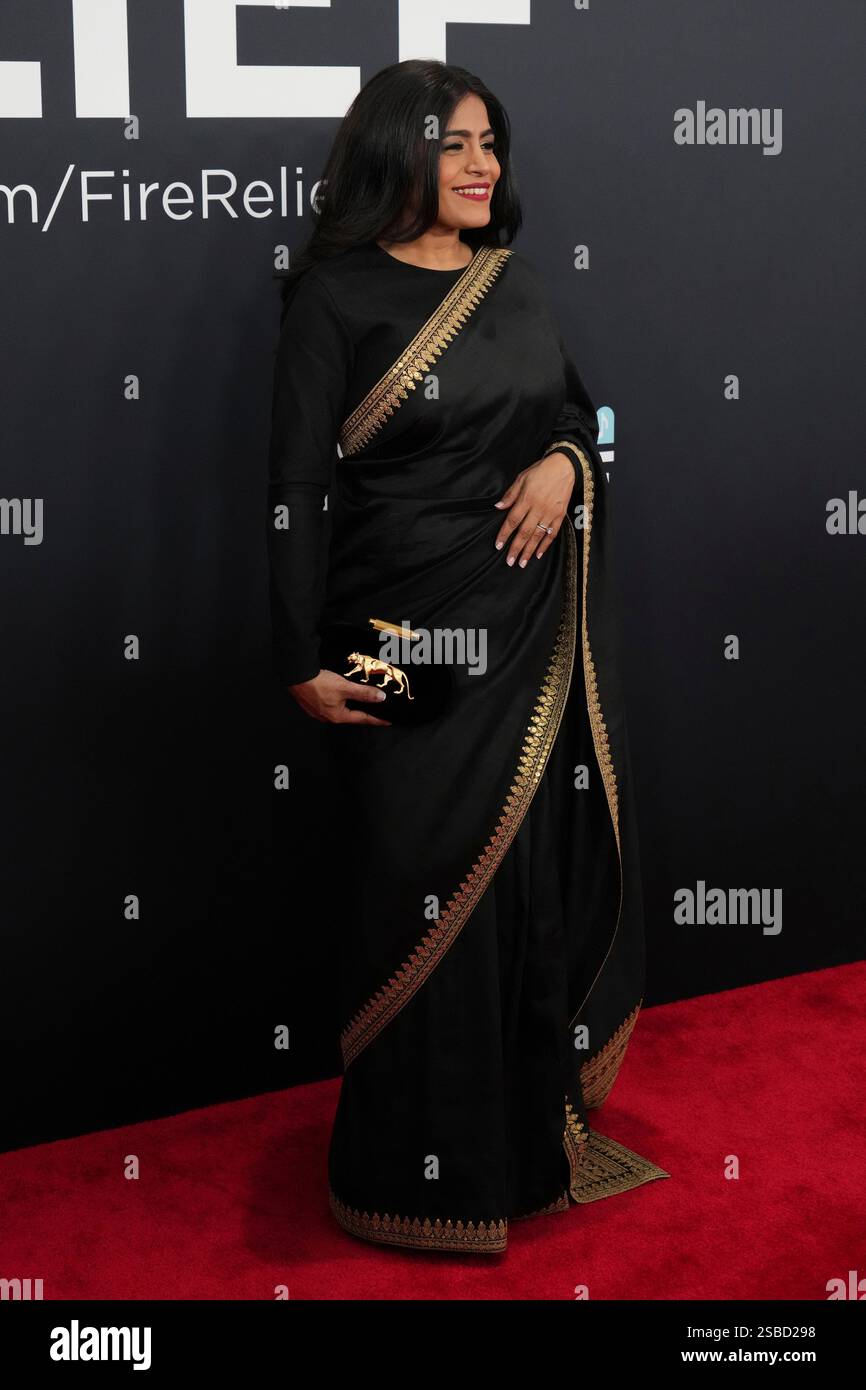 Falu Shah arrives at the 67th annual Grammy Awards on Sunday, Feb. 2 ...
