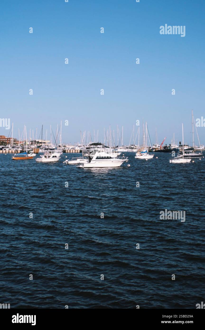 Luxury marina with boat anchorage at uruguay Stock Photo - Alamy