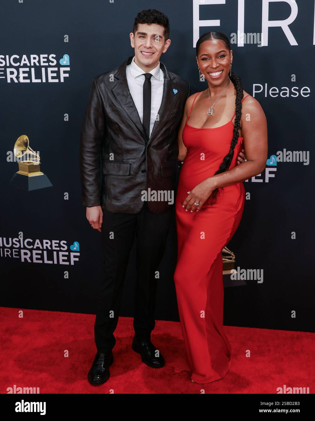 Los Angeles, USA. 02nd Feb, 2025. Janine Rubenstein and Patrick Gomez ...
