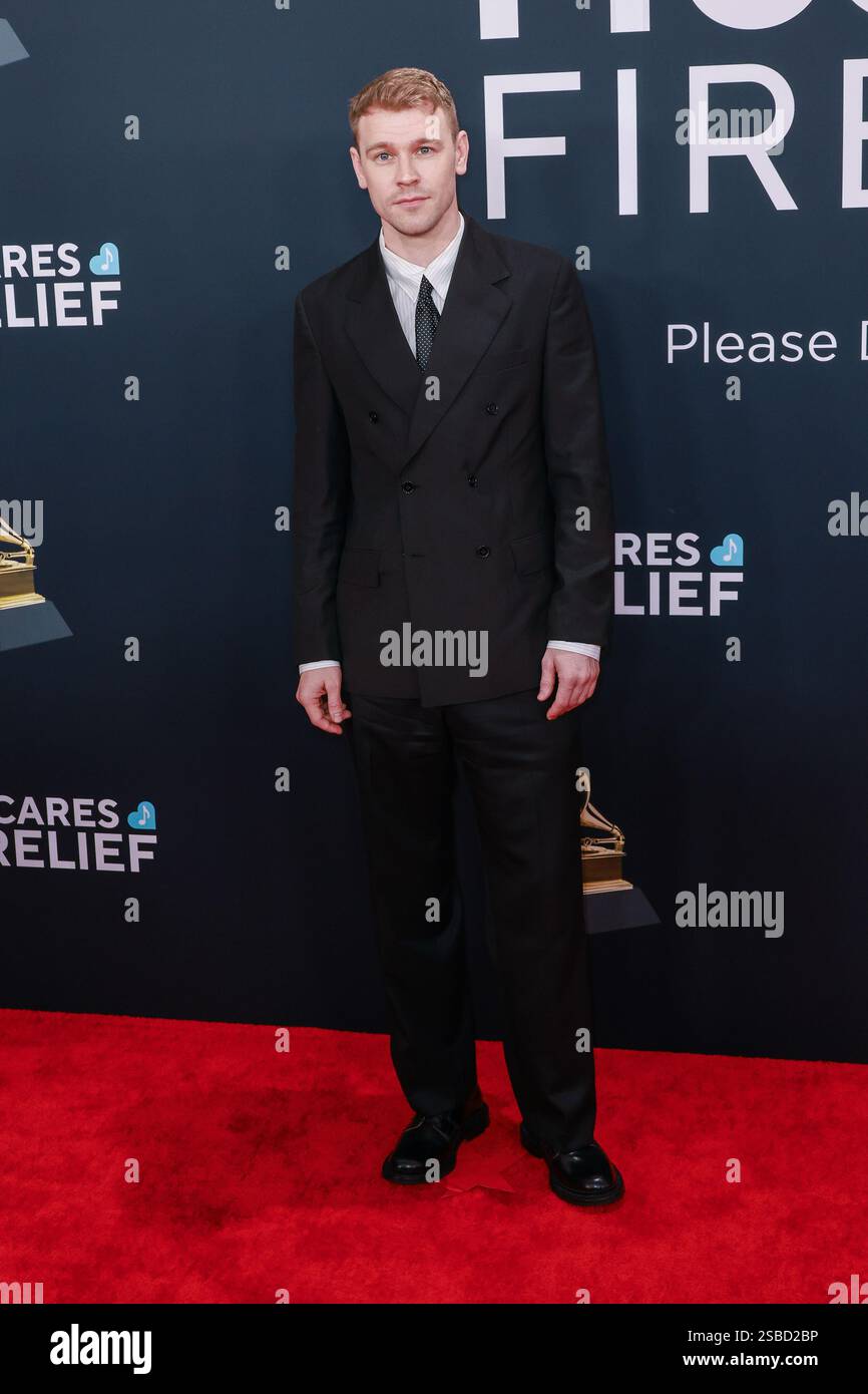 Los Angeles, USA. 02nd Feb, 2025. Finn Keane walking on the red carpet ...