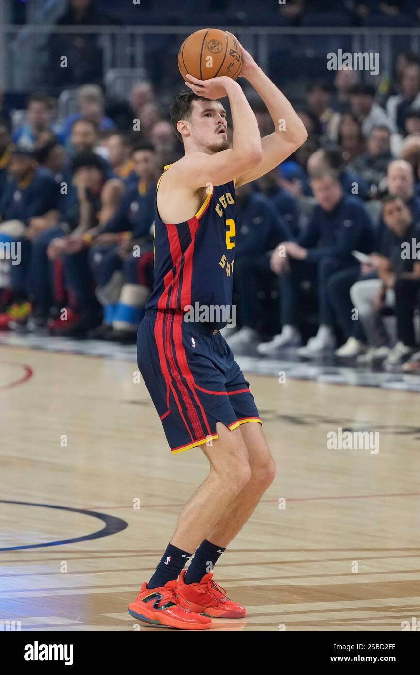 Golden State Warriors center Quinten Post during an NBA basketball game ...