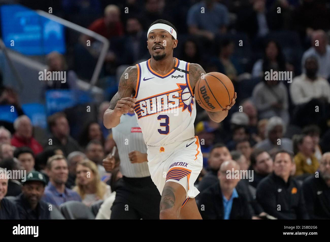 Phoenix Suns guard Bradley Beal during an NBA basketball game against ...