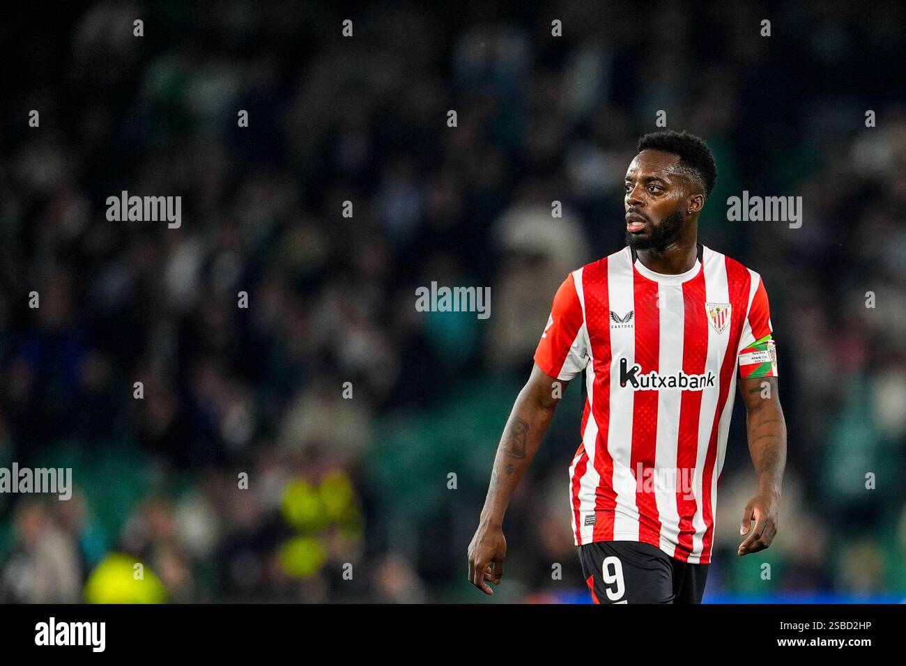 Inaki Williams of Athletic Club looks on during the Spanish league ...