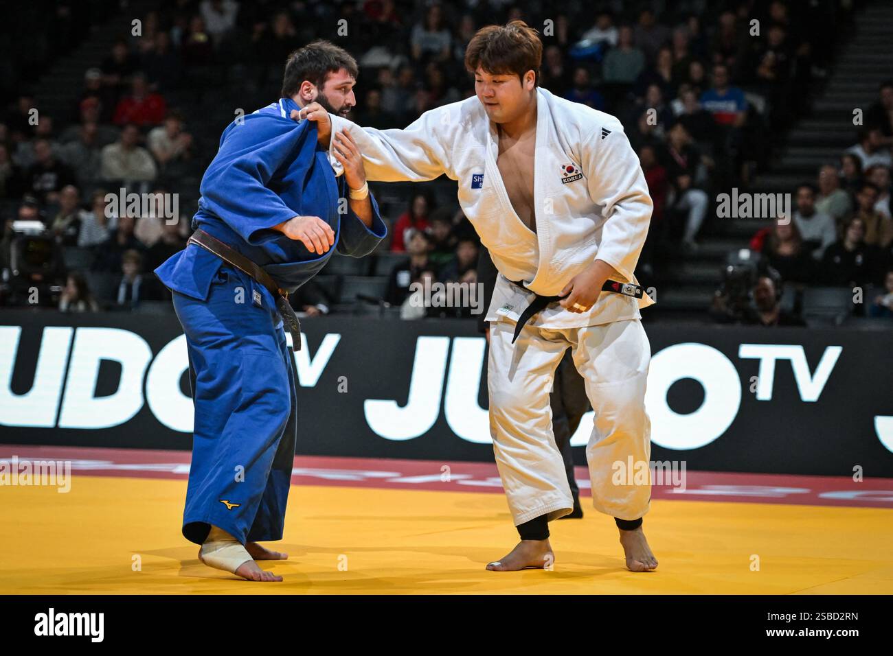 Paris, France. 02nd Feb, 2025. IJF's Inal Tasoev completes against ...