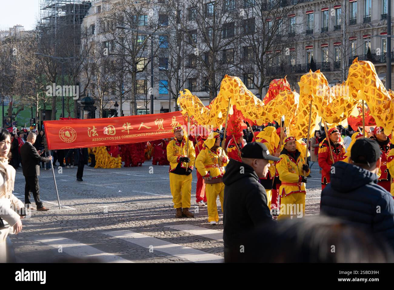 Lively celebrations at the Chinese New Year Parade on the Champs ...