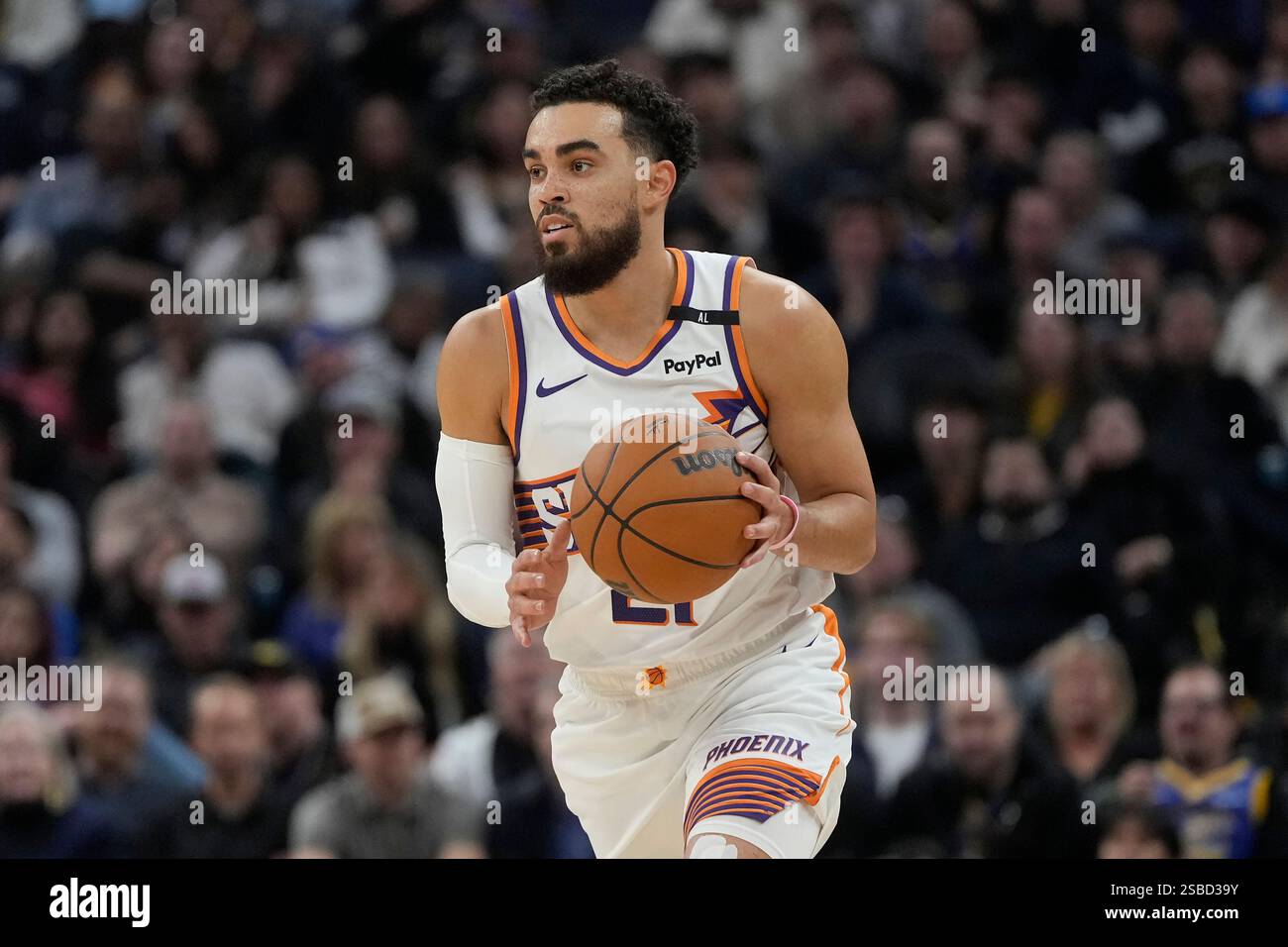 Phoenix Suns guard Tyus Jones during an NBA basketball game against the ...
