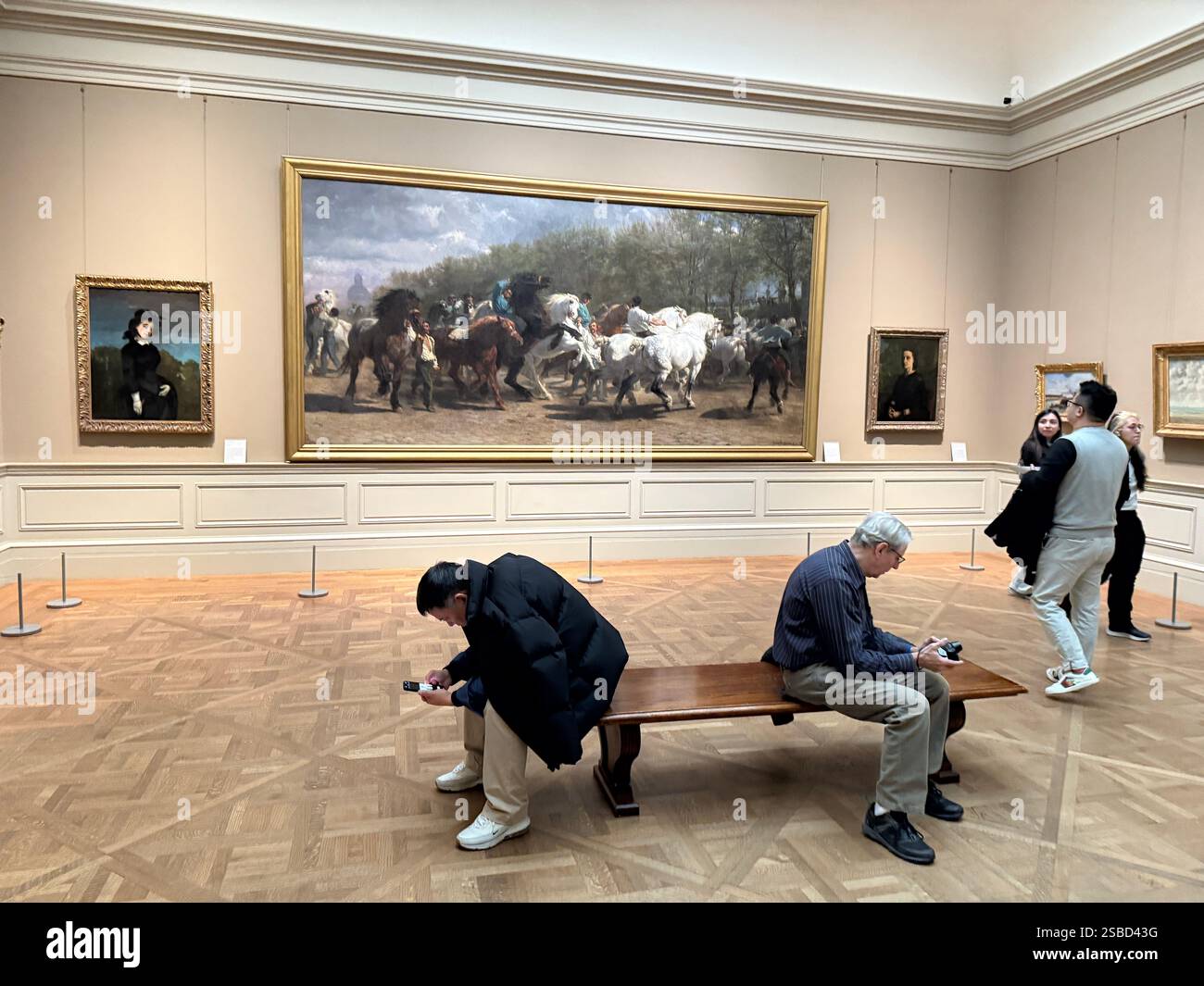 The Horse Fair, oil on canvas, 1852-55, Rosa Bonheur, French ...