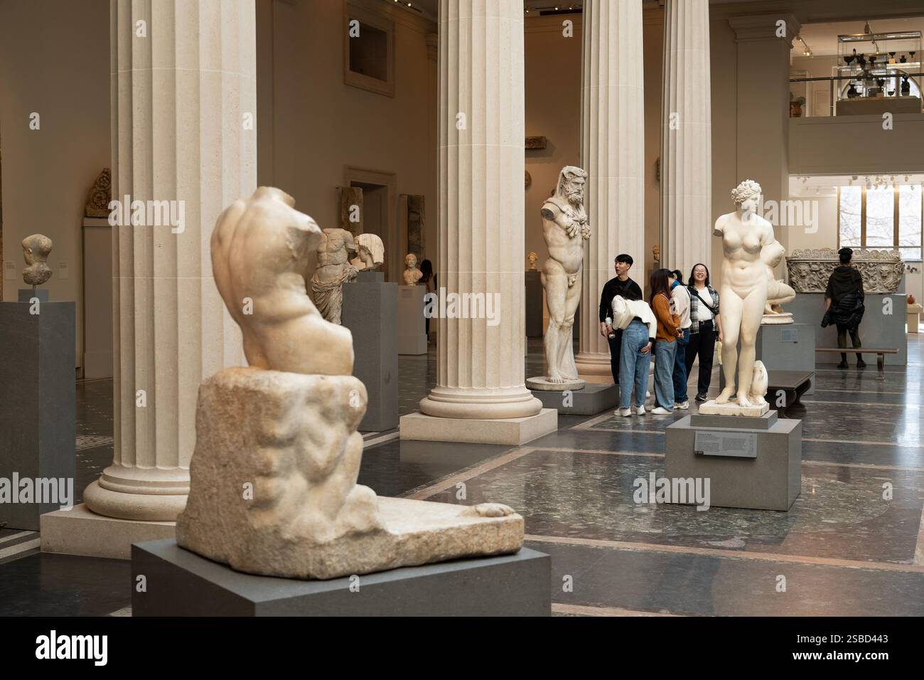 Marble statue of a bearded Hercules, Roman Flavian period, A.D. 68-98 ...