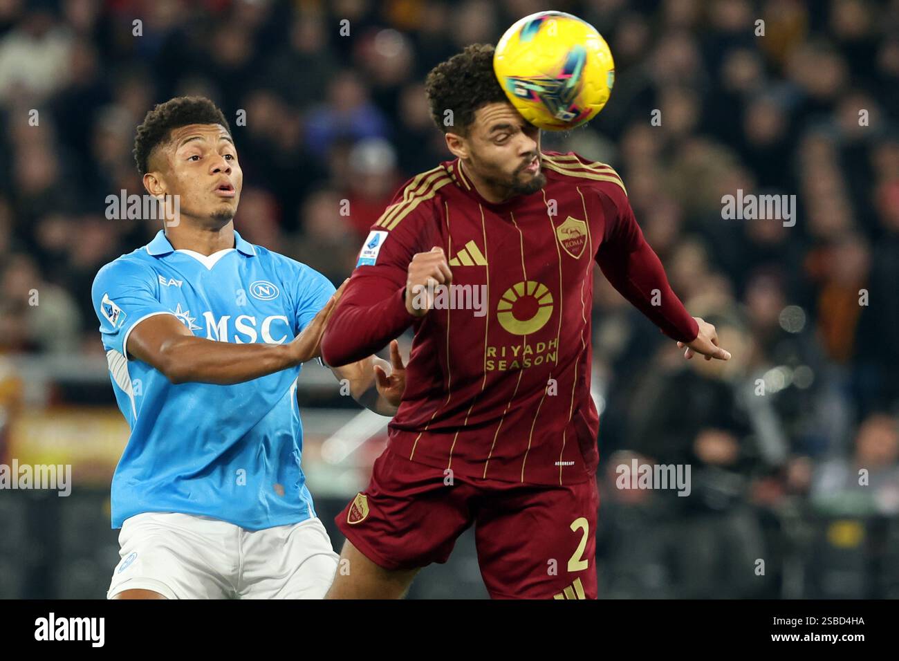 Rome, Italy. 02nd Feb, 2025. Rome, Italy 02.02.2025 : David Neres ...