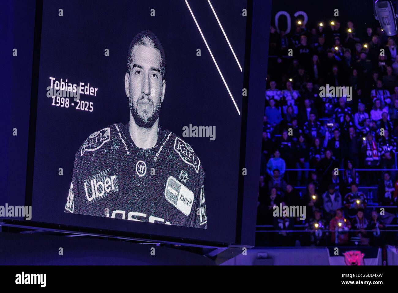 Berlin, Germany. 02nd Feb, 2025. Ice hockey: DEL, Eisbären Berlin - Nürnberg Ice Tigers, Main ...