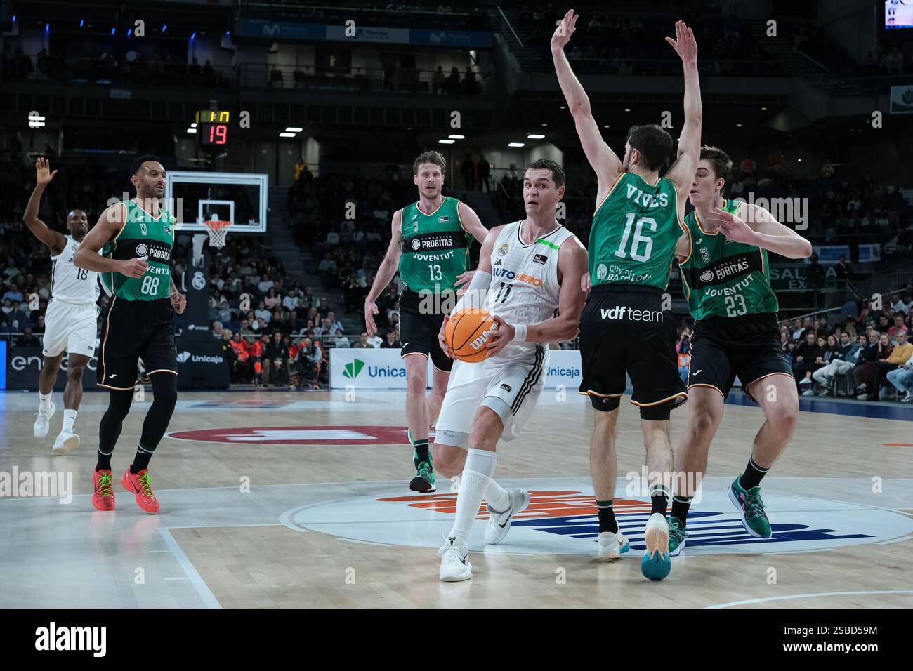 Mario Hezonja of Real Madrid during the game between Real Madrid and ...