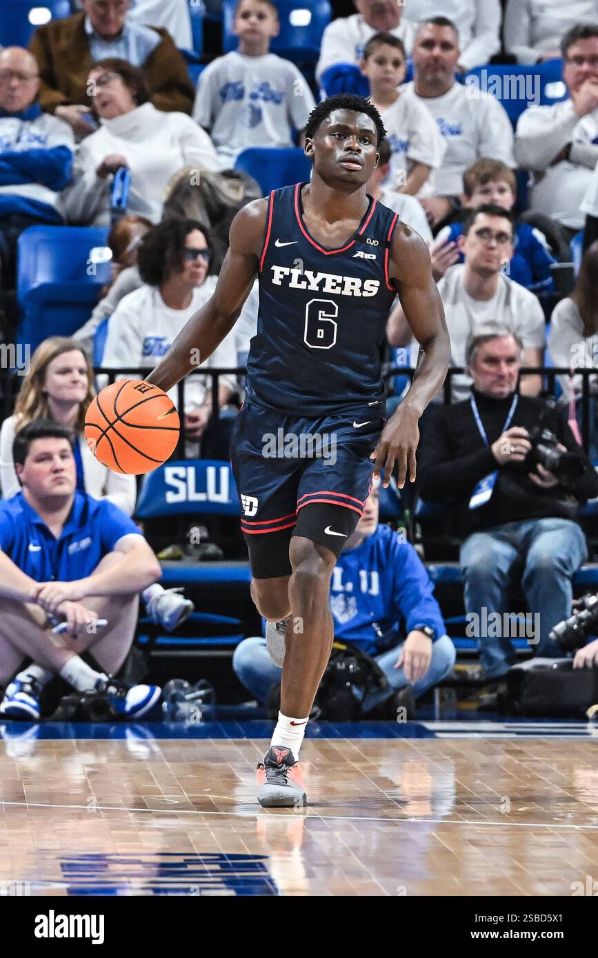 JANUARY 31, 2025: Dayton Flyers guard Enoch Cheeks (6) dribbles the ...