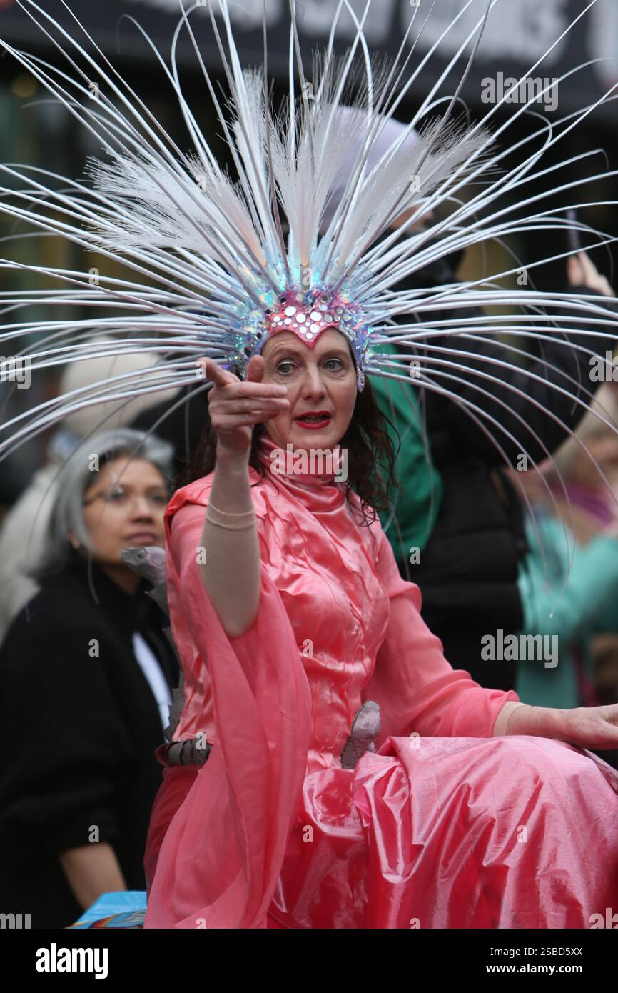 Dublin, Ireland - 02nd February 2025 -a participant in costume at the ...