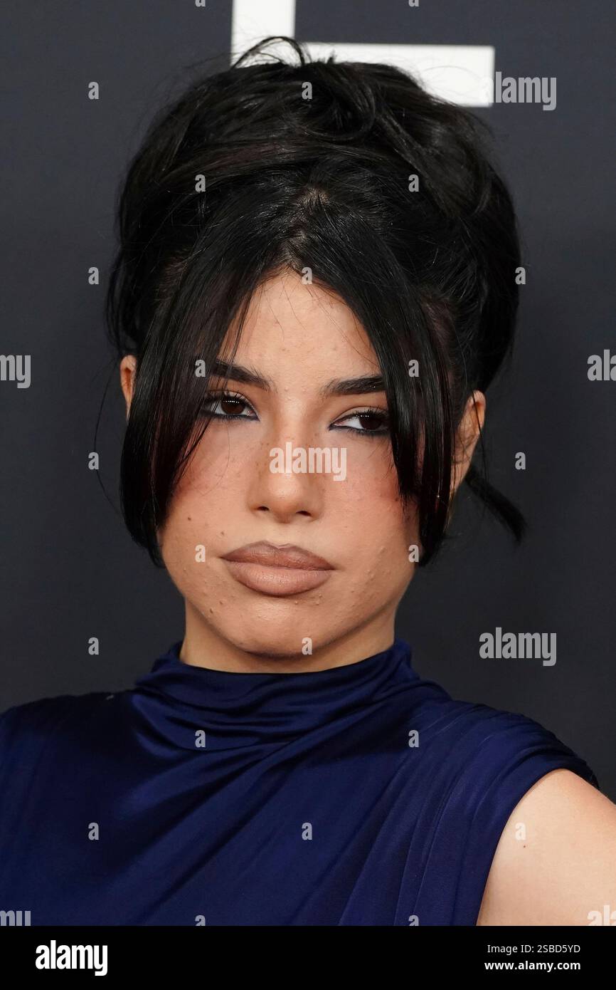 Fernanda Gimenez arrives at the 67th annual Grammy Awards on Sunday ...