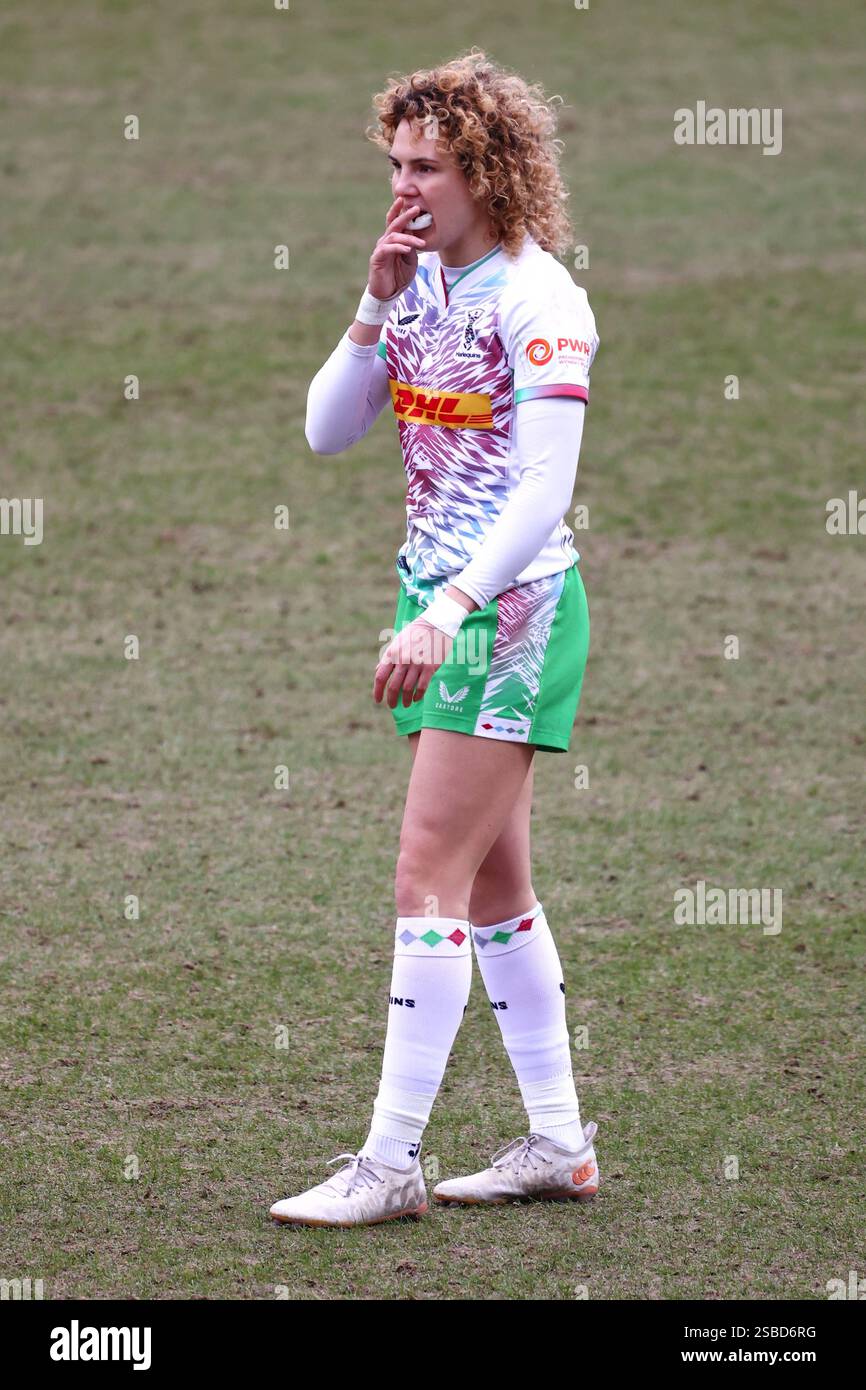 Exeter, Devon, UK. 2nd Feb, 2025. PWR Professional Women's Rugby Exeter ...