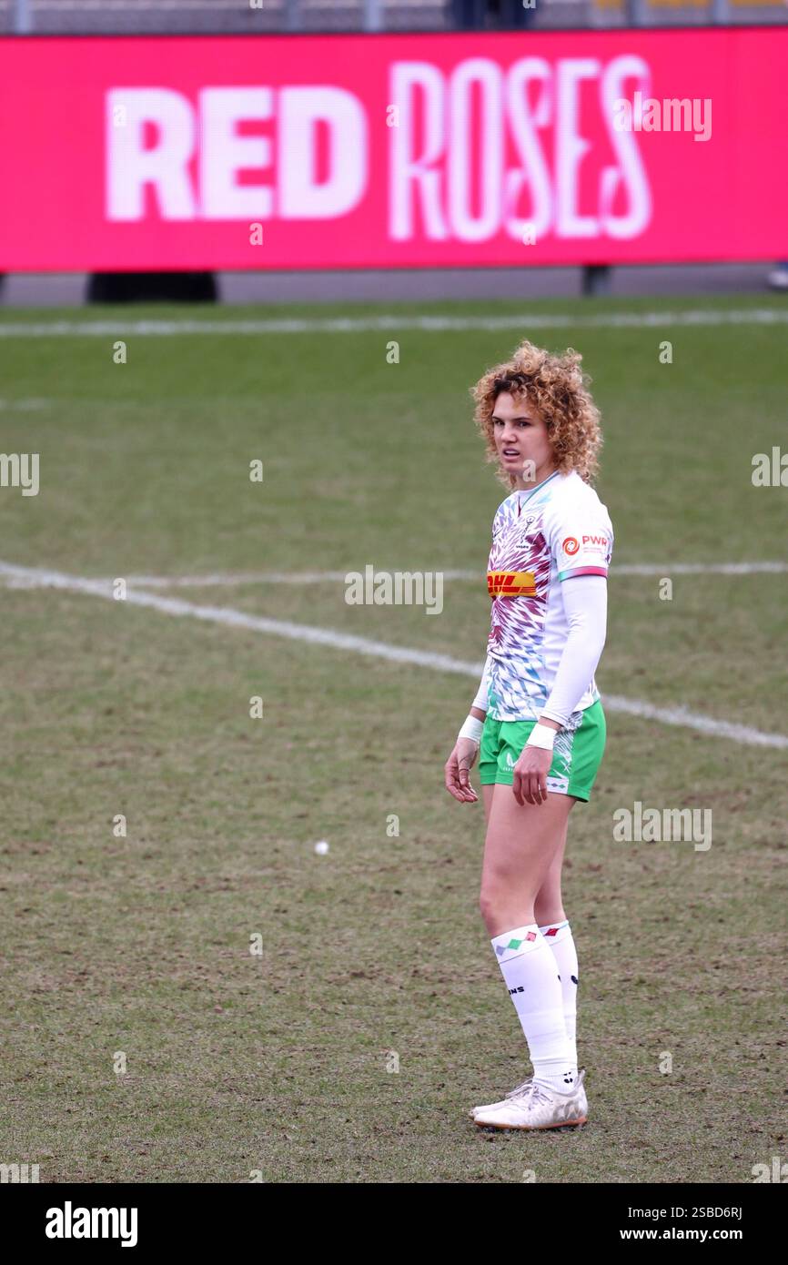 Exeter, Devon, UK. 2nd Feb, 2025. PWR Professional Women's Rugby Exeter ...